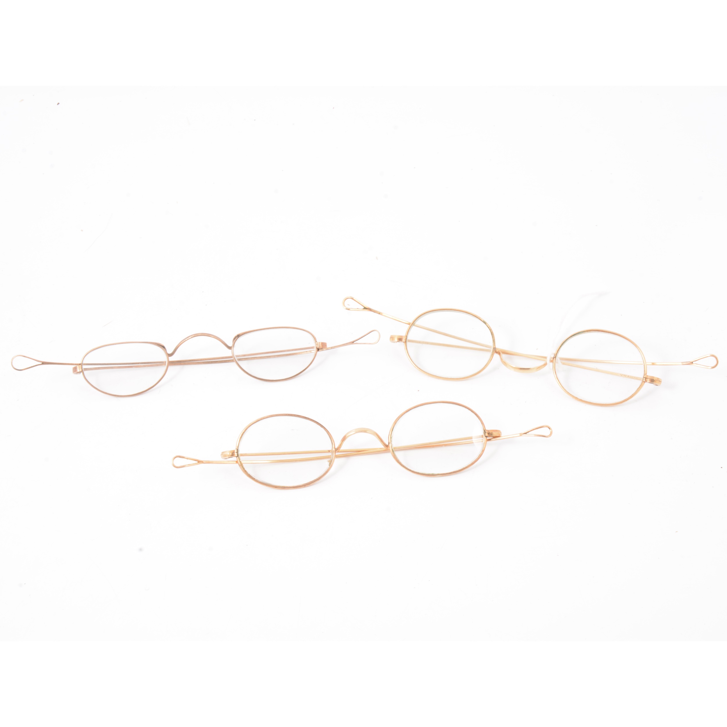 Lot 98 - Antique spectacles.