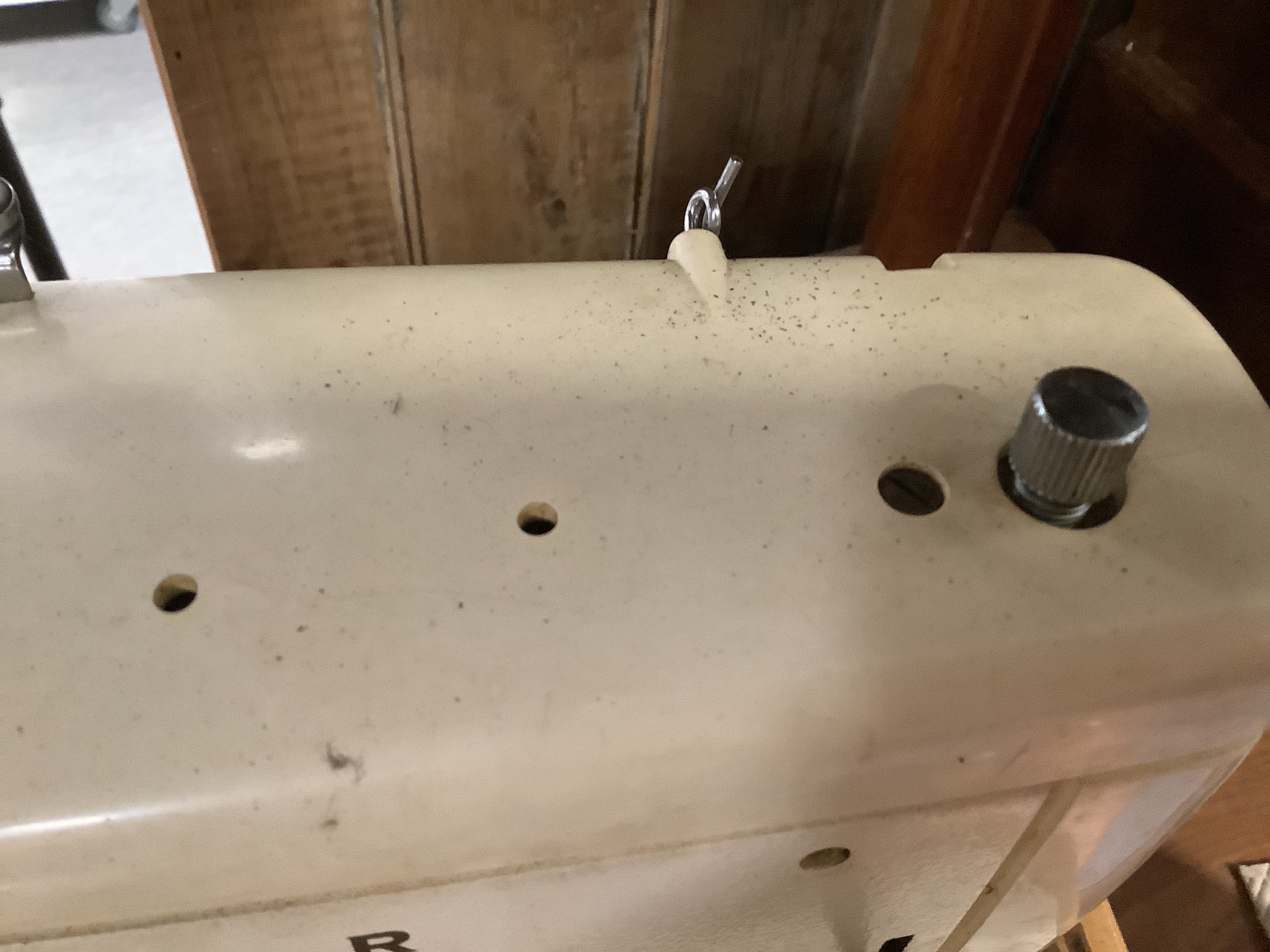 Lot 177 - Vintage Singer sewing machine.