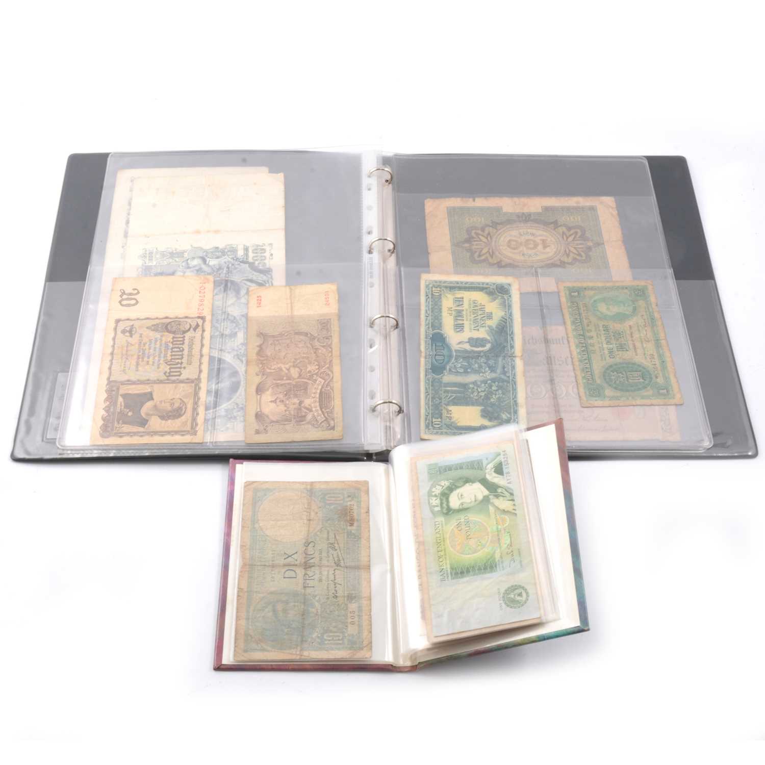Lot 275 - 20th century bank notes, including WW2