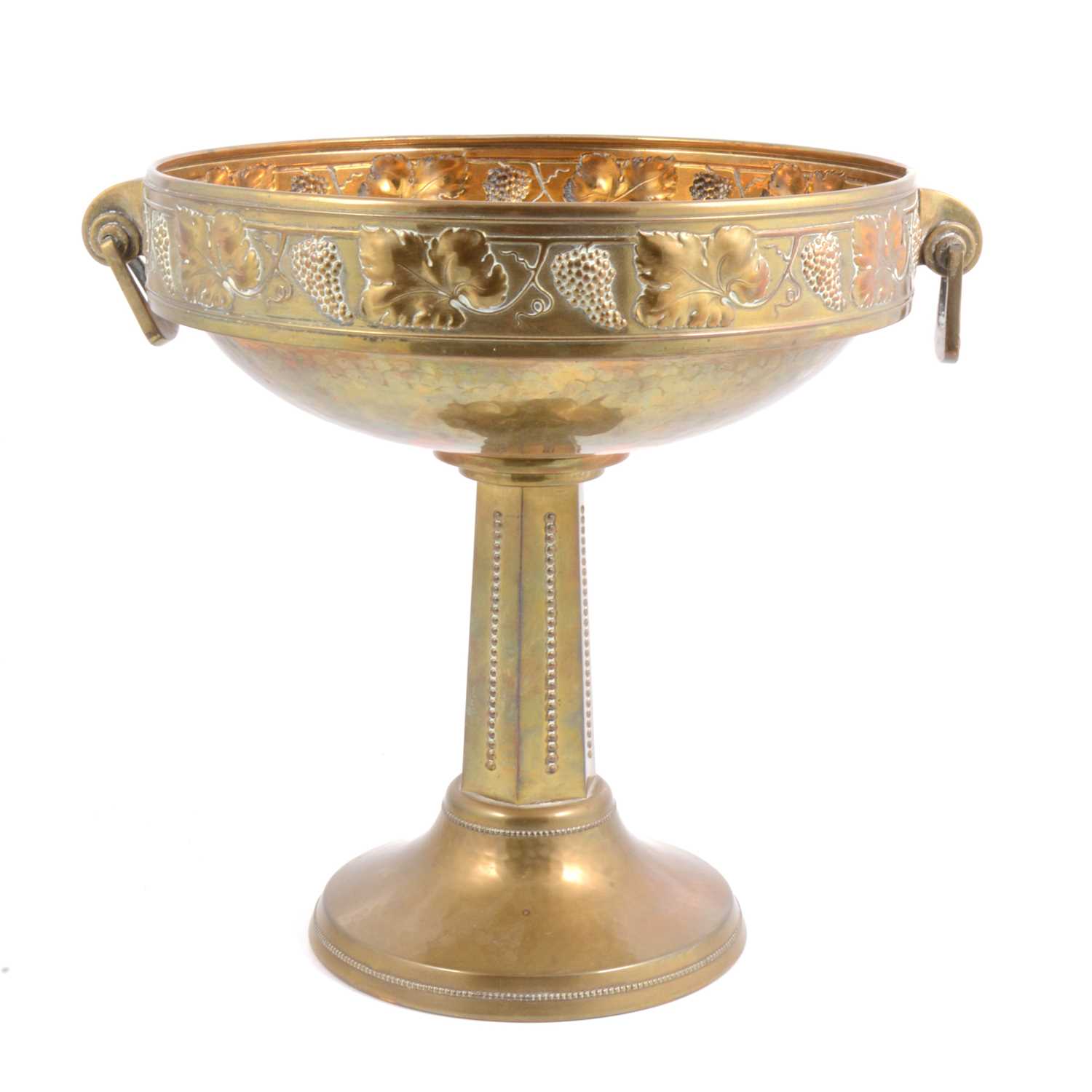 Lot 104 - WMF brass tazza,