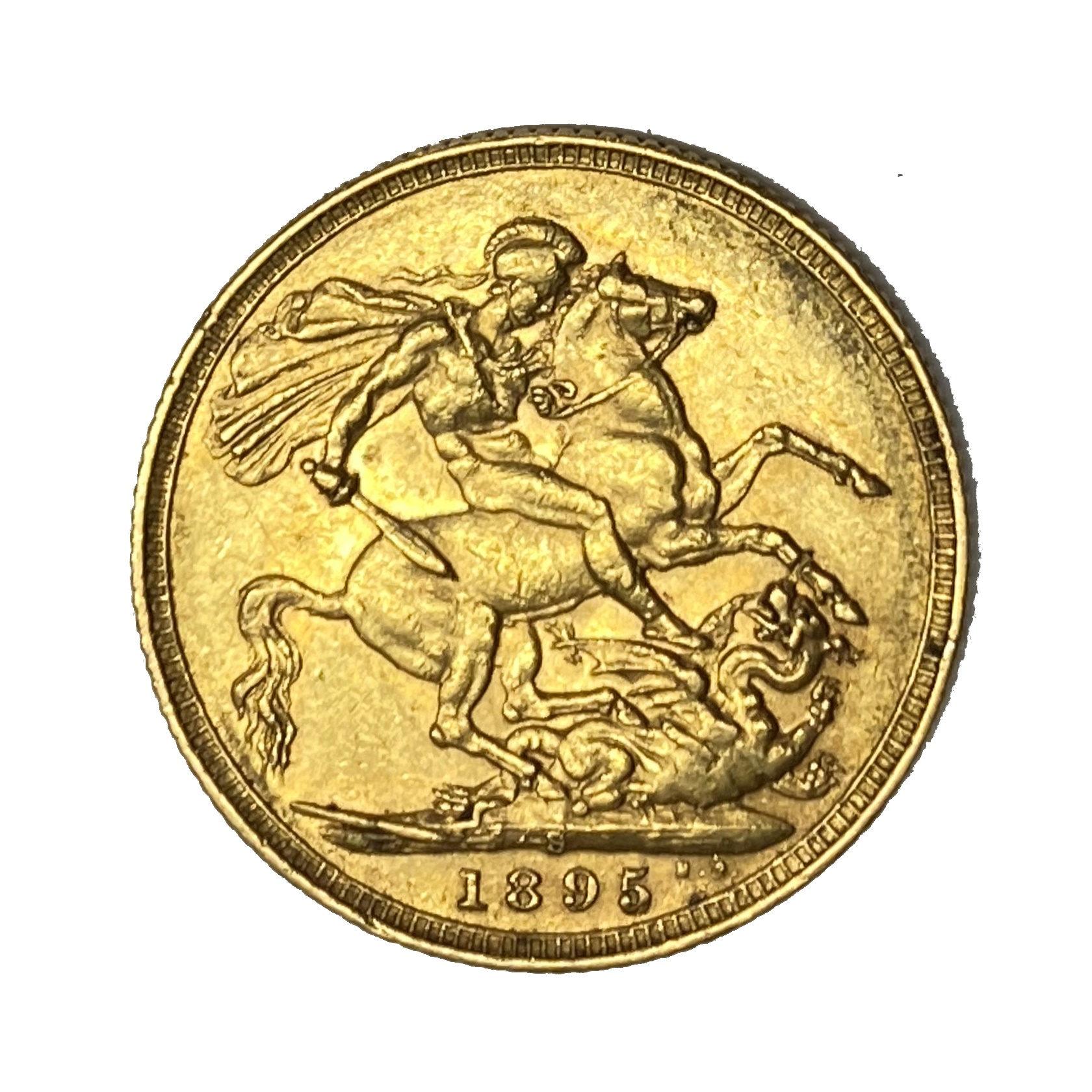 Lot 10 - Queen Victoria gold Sovereign coin, 1895