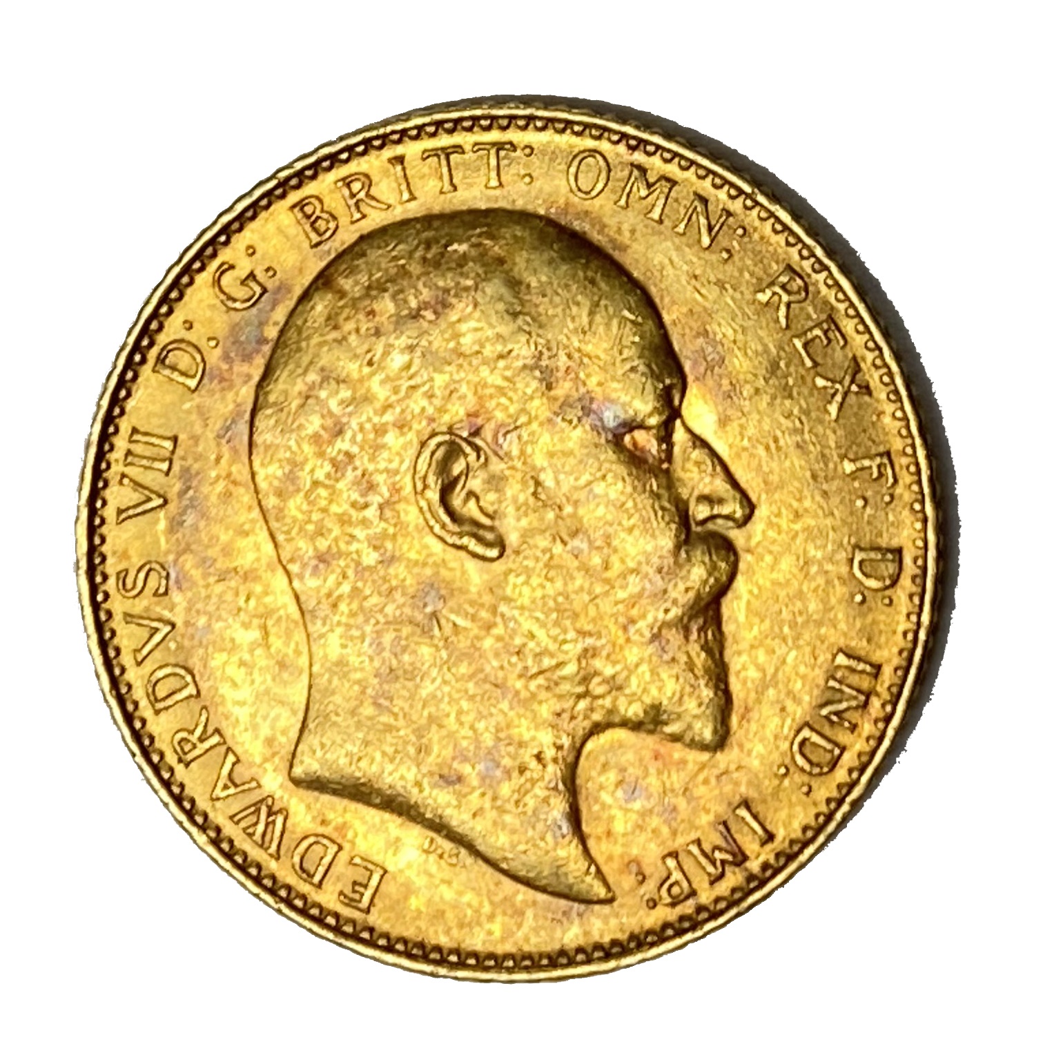 Lot 26 - Edward VII gold Sovereign coin, 1908