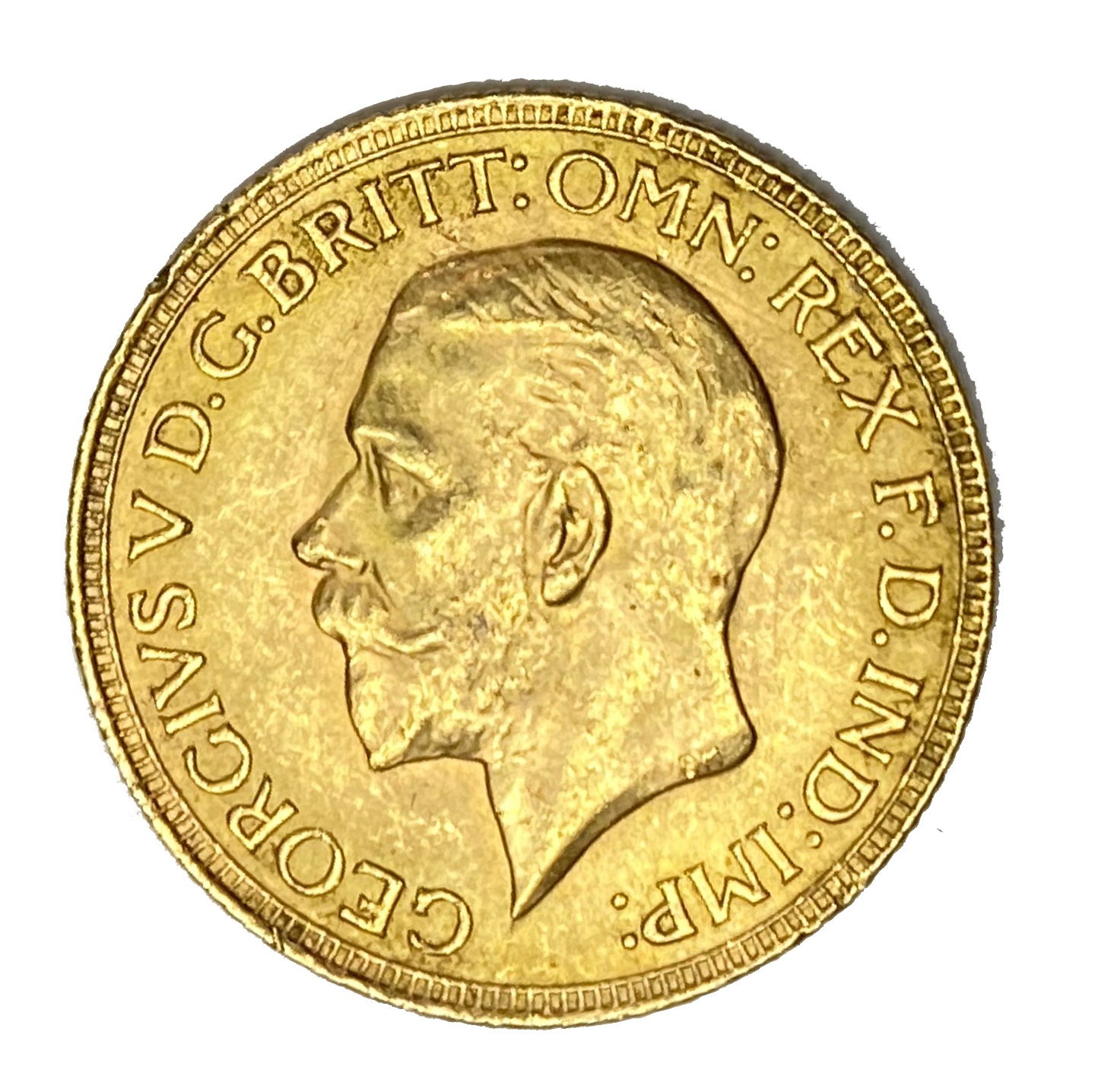 Lot 59 - George V gold Sovereign coin, 1930, Pretoria