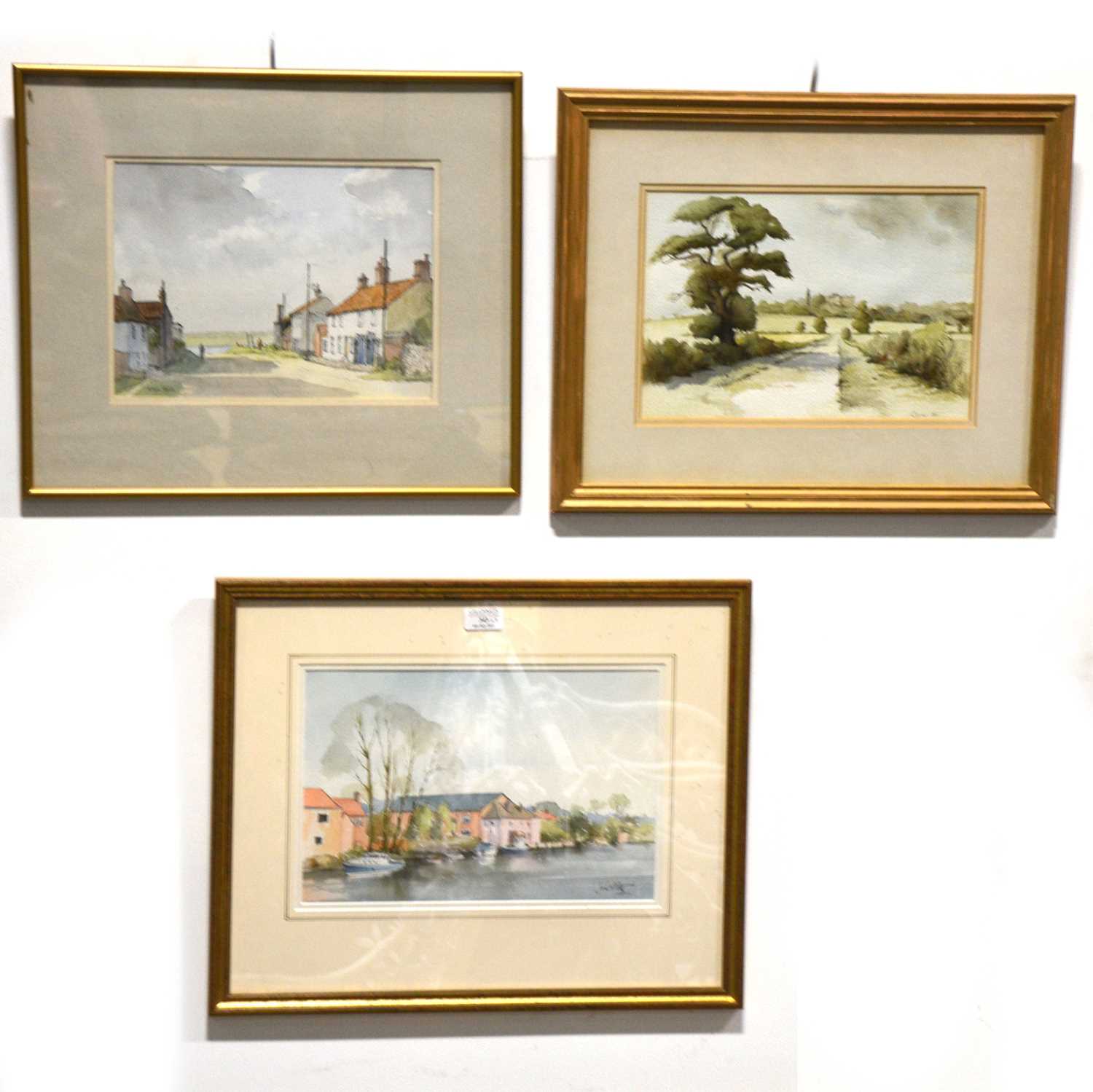 Lot 341 - Three watercolours including Eileen Elliott,