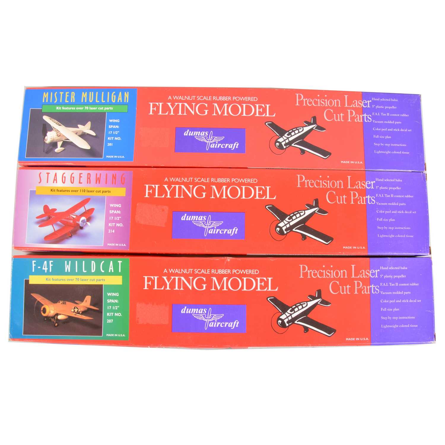 Lot 353 - 3x Scale Kits WILDCAT, STAGGERWING and