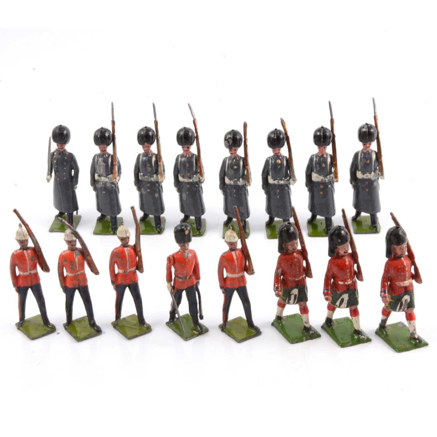 Lot 219 - Britains lead-painted figures, including