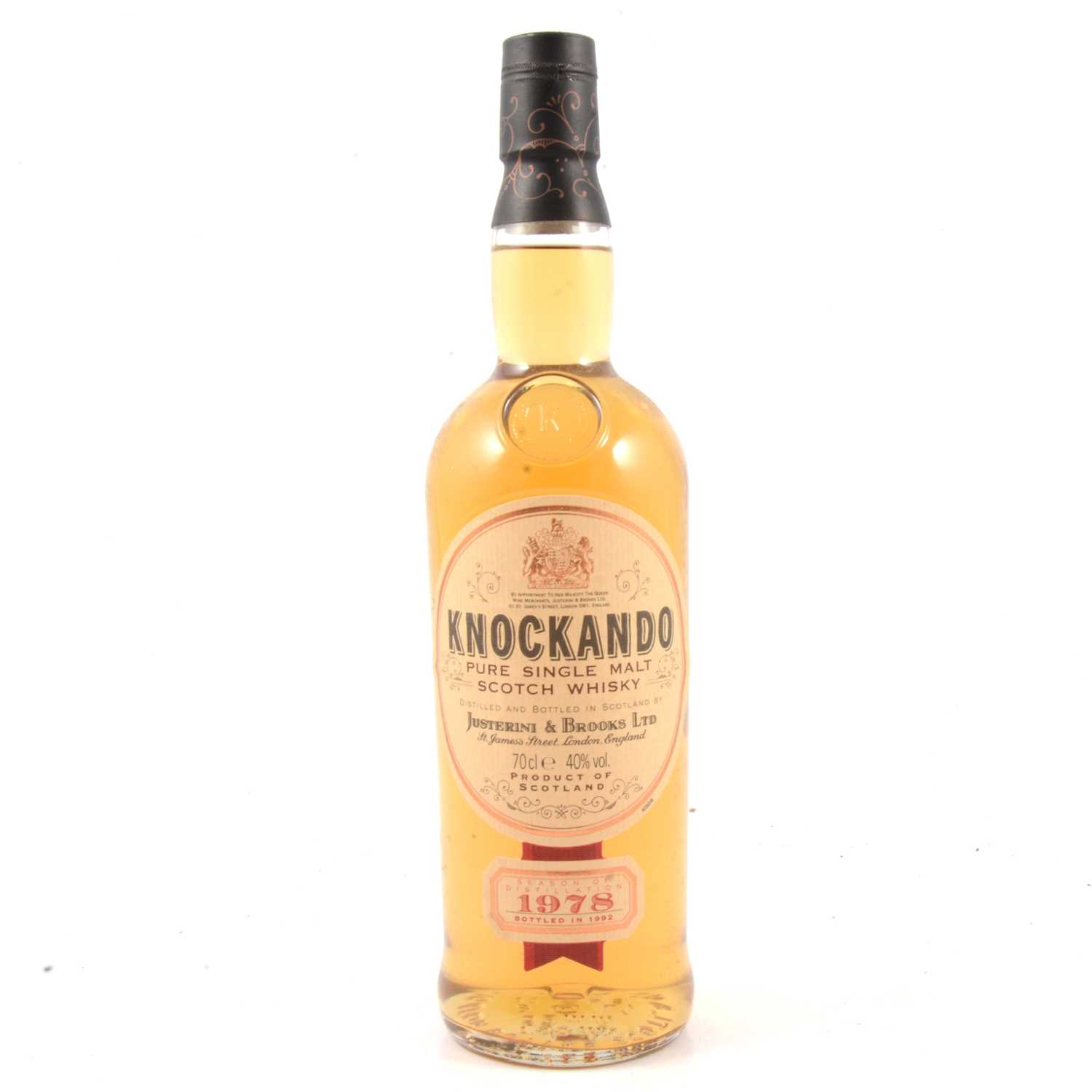 Lot 314 - Knockando 1978, bottled 1992, single