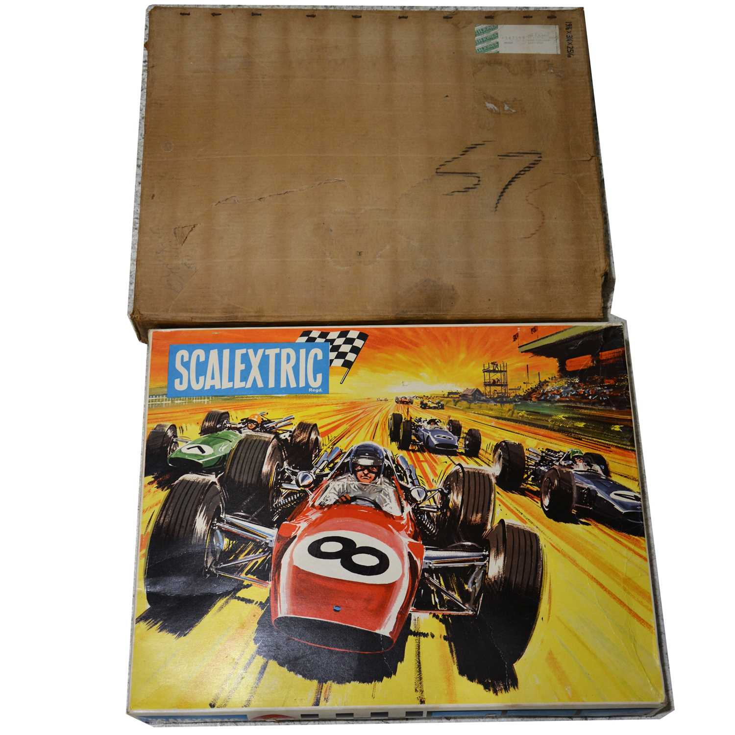 Lot 190 Scalextric Slot Car Racing Club 60 Set Etc