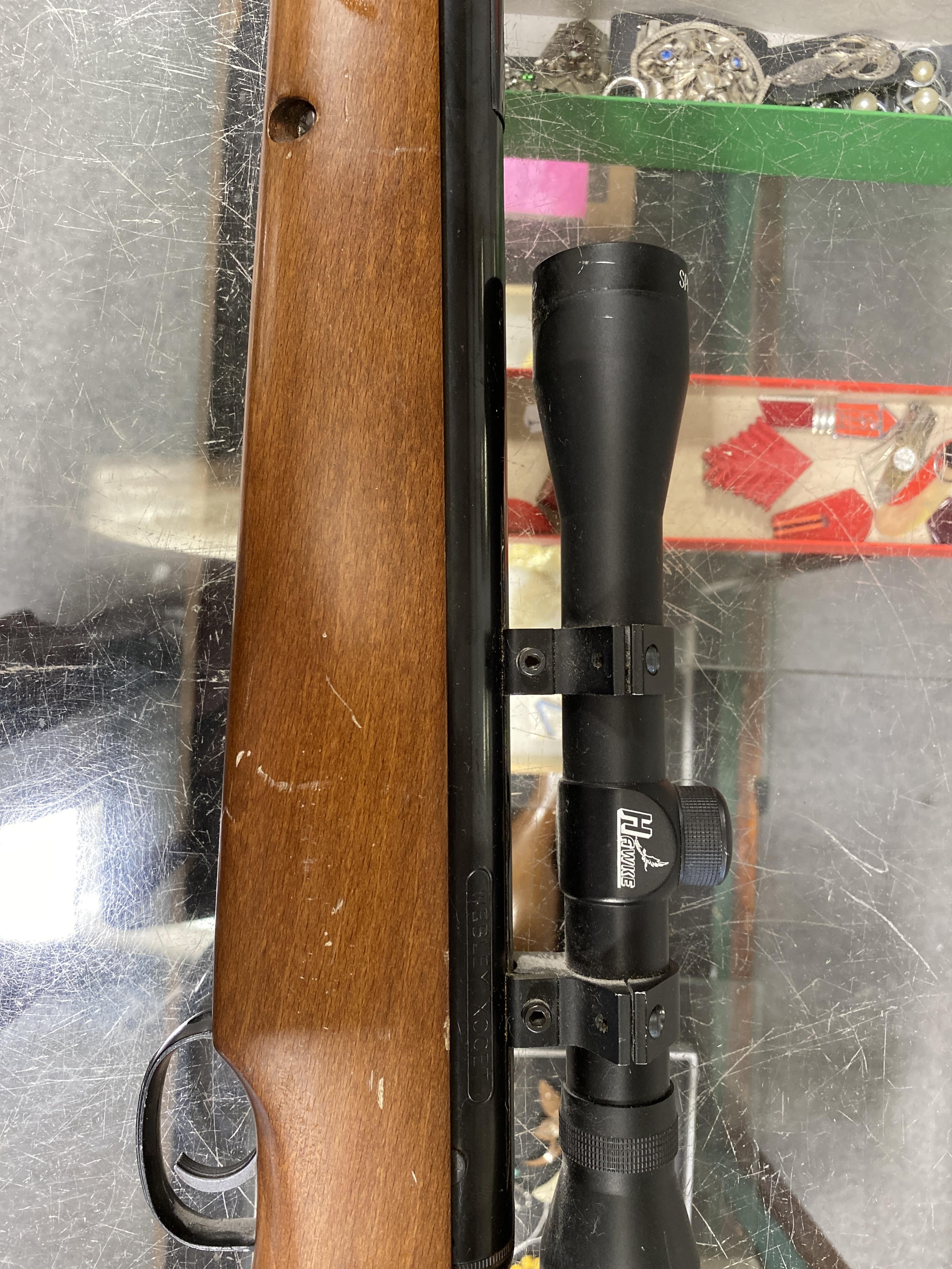 Lot 132 - Webley Xocet air rifle, with sight.