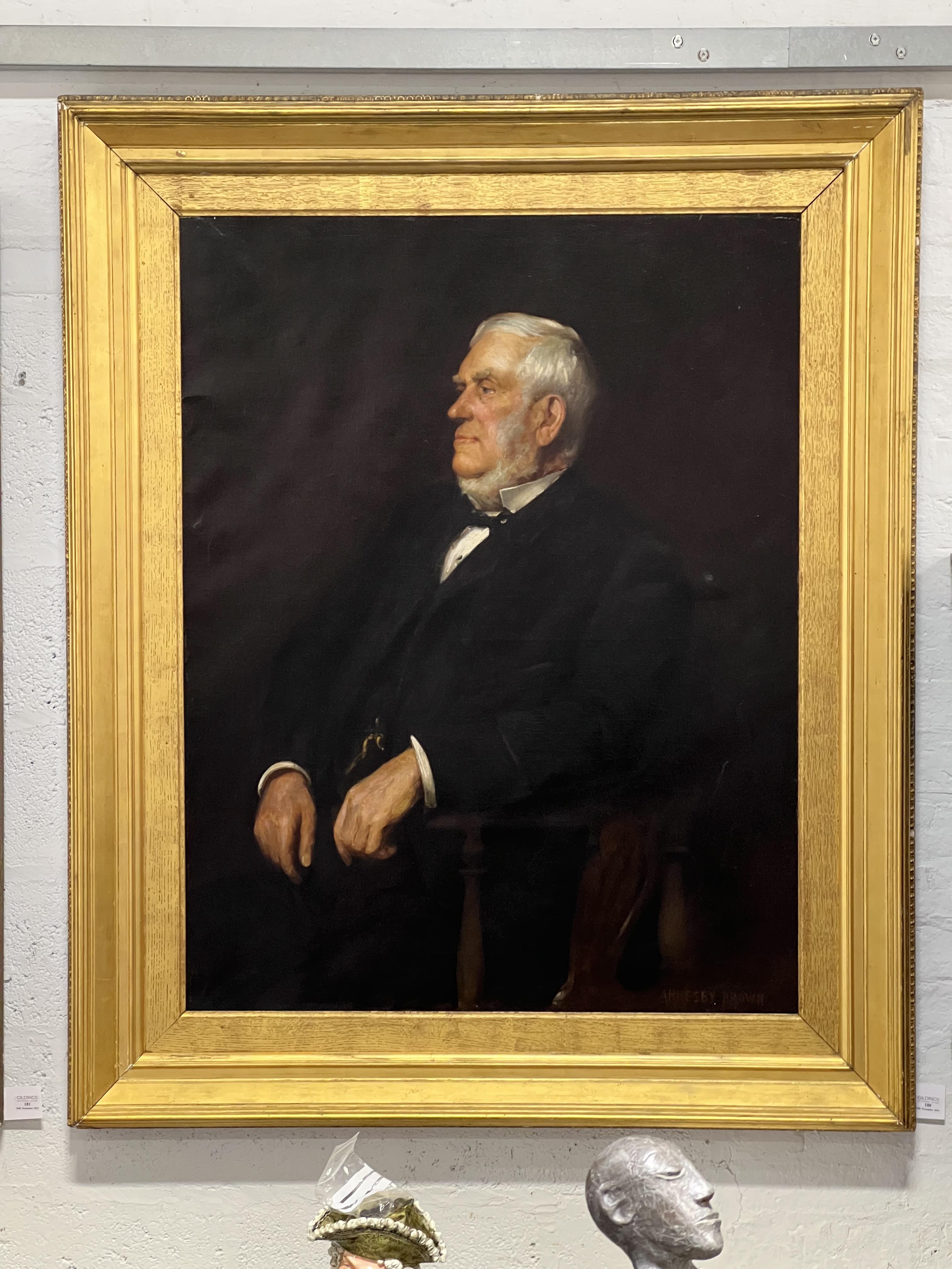 Lot 180 - Sir John Alfred Arnesby Brown, Portrait of