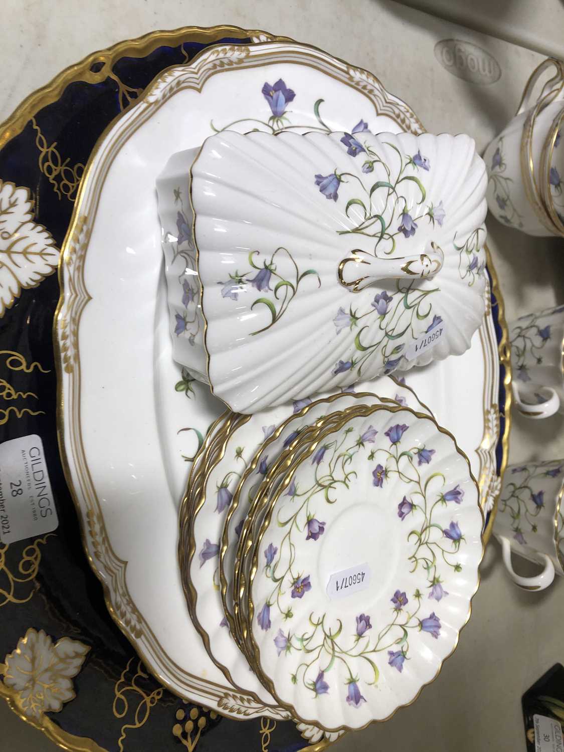 Lot 35 - Spode Campanula tea service, Royal Crown