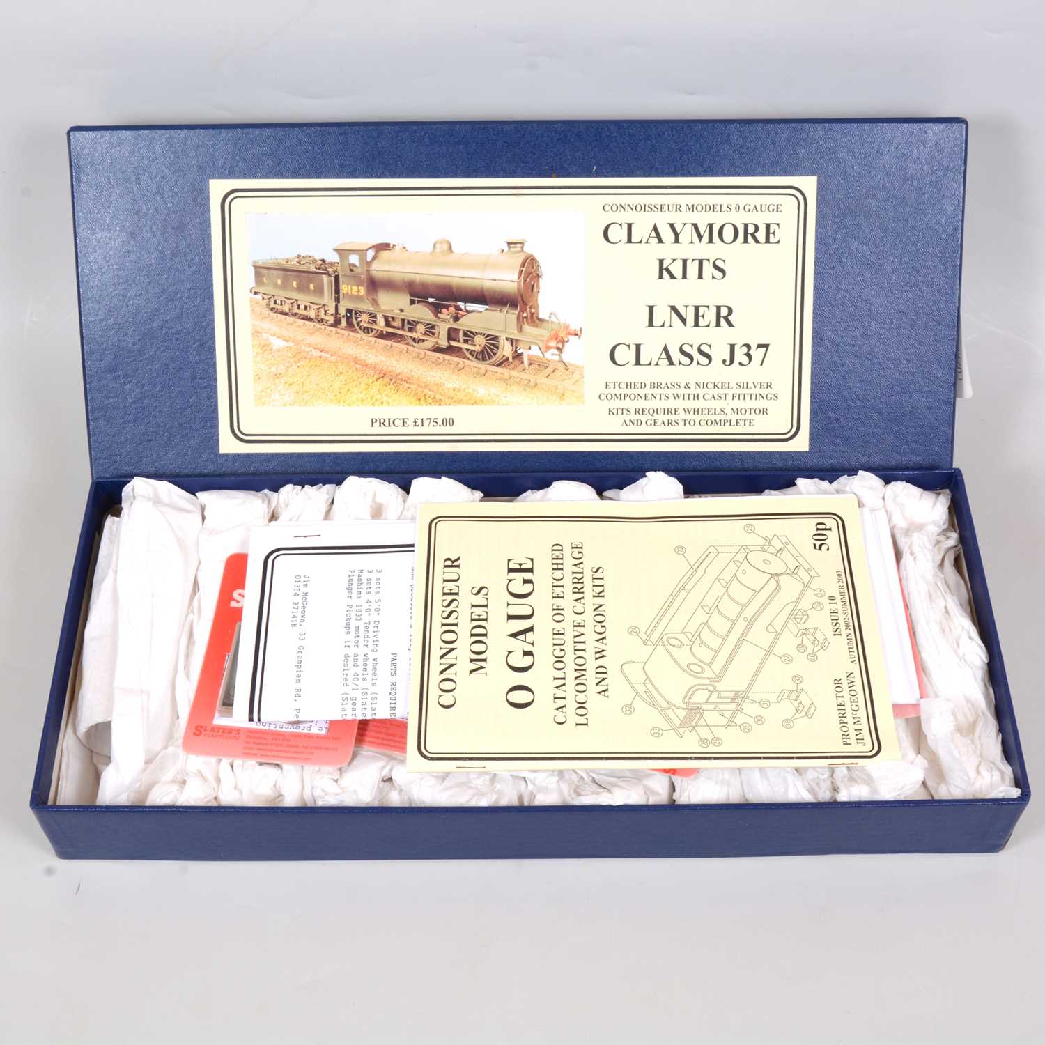 Claymore Kits O gauge model locomotive metal kit, LNER 0-6-0, Class J37 ...