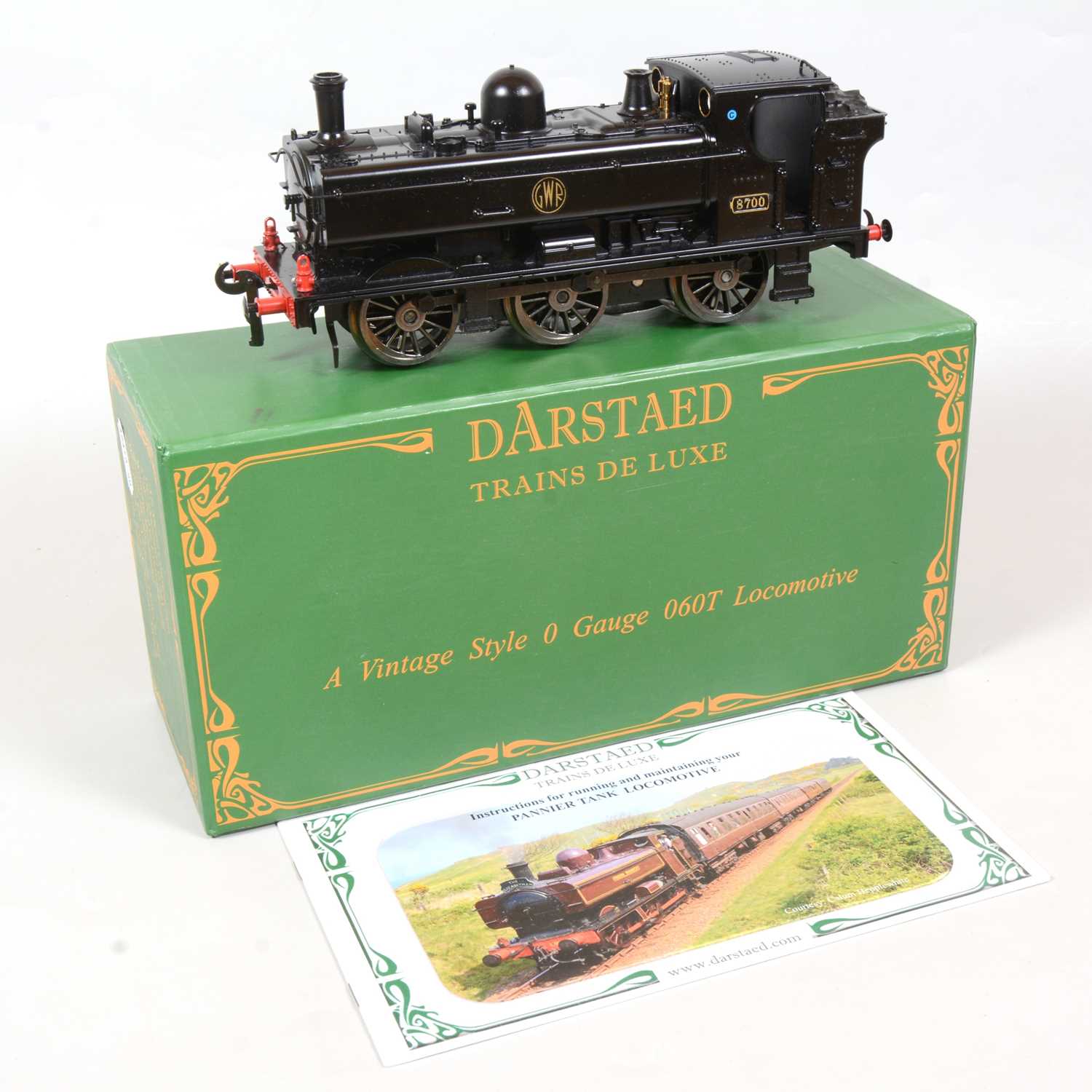 Darstaed Trains De Luxe O Gauge Pannier Tank Locomotive Gwr 0 6 0t 8700 Barnebys