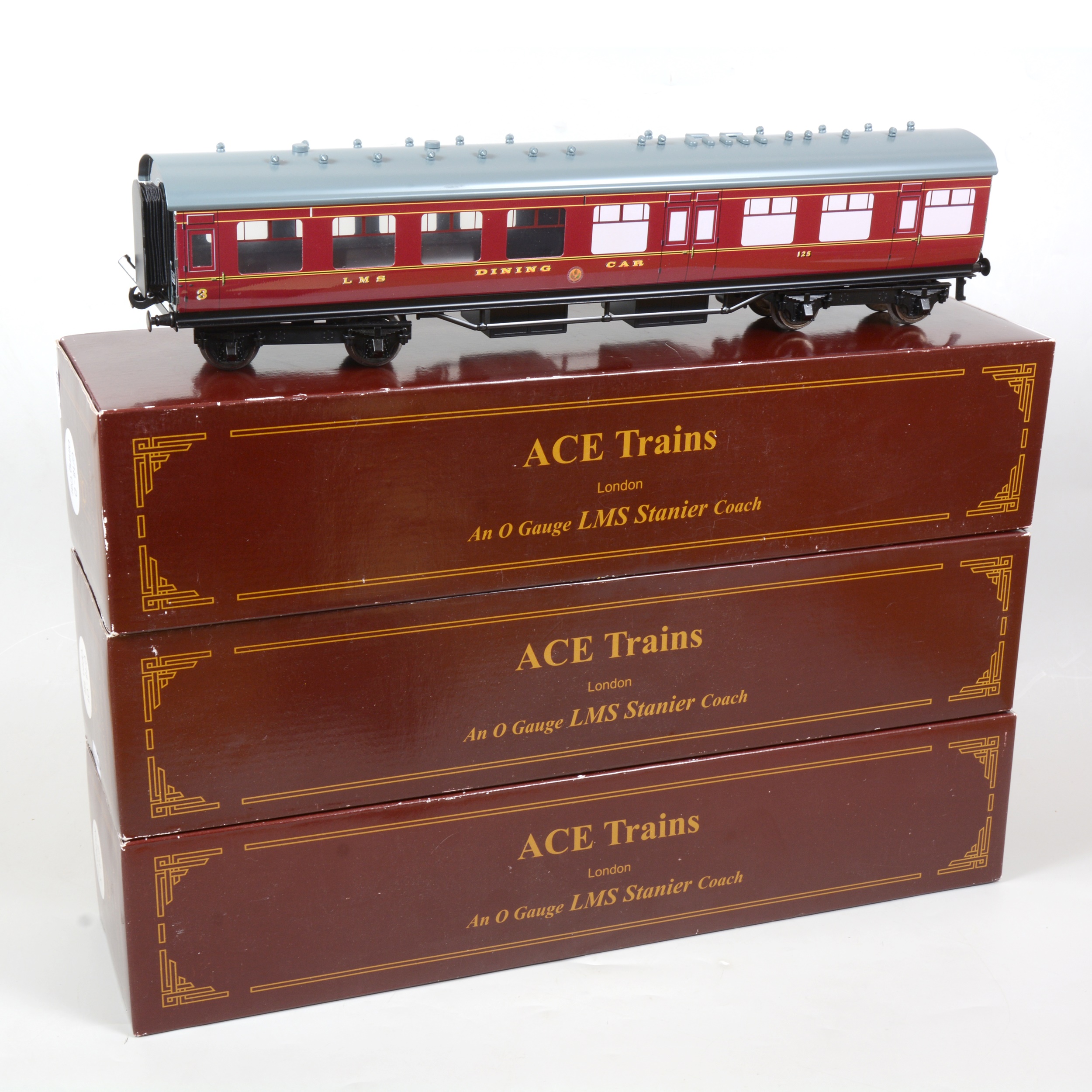Lot 123 - Three ACE Trains passenger coaches,