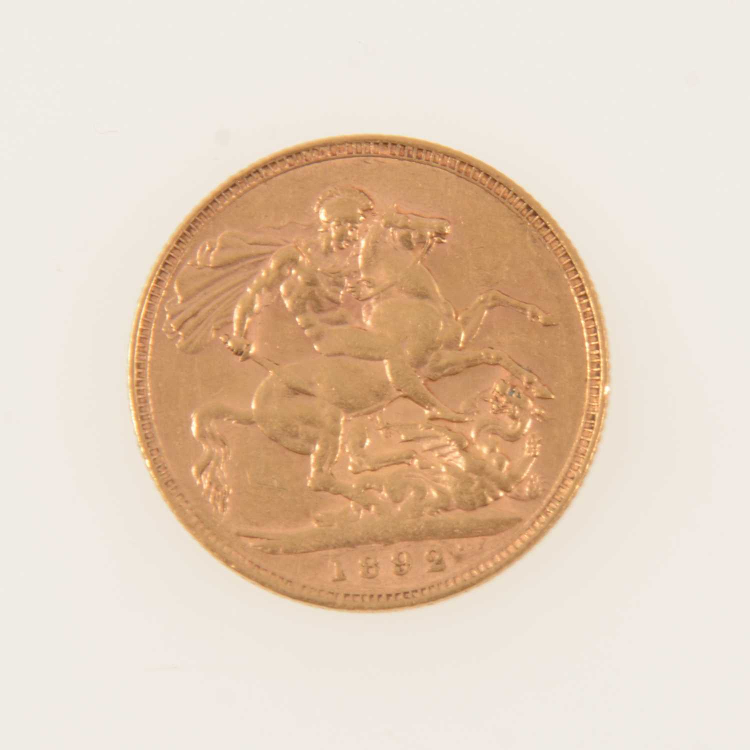 Lot 340 - Victoria Jubilee Head gold Sovereign coin,