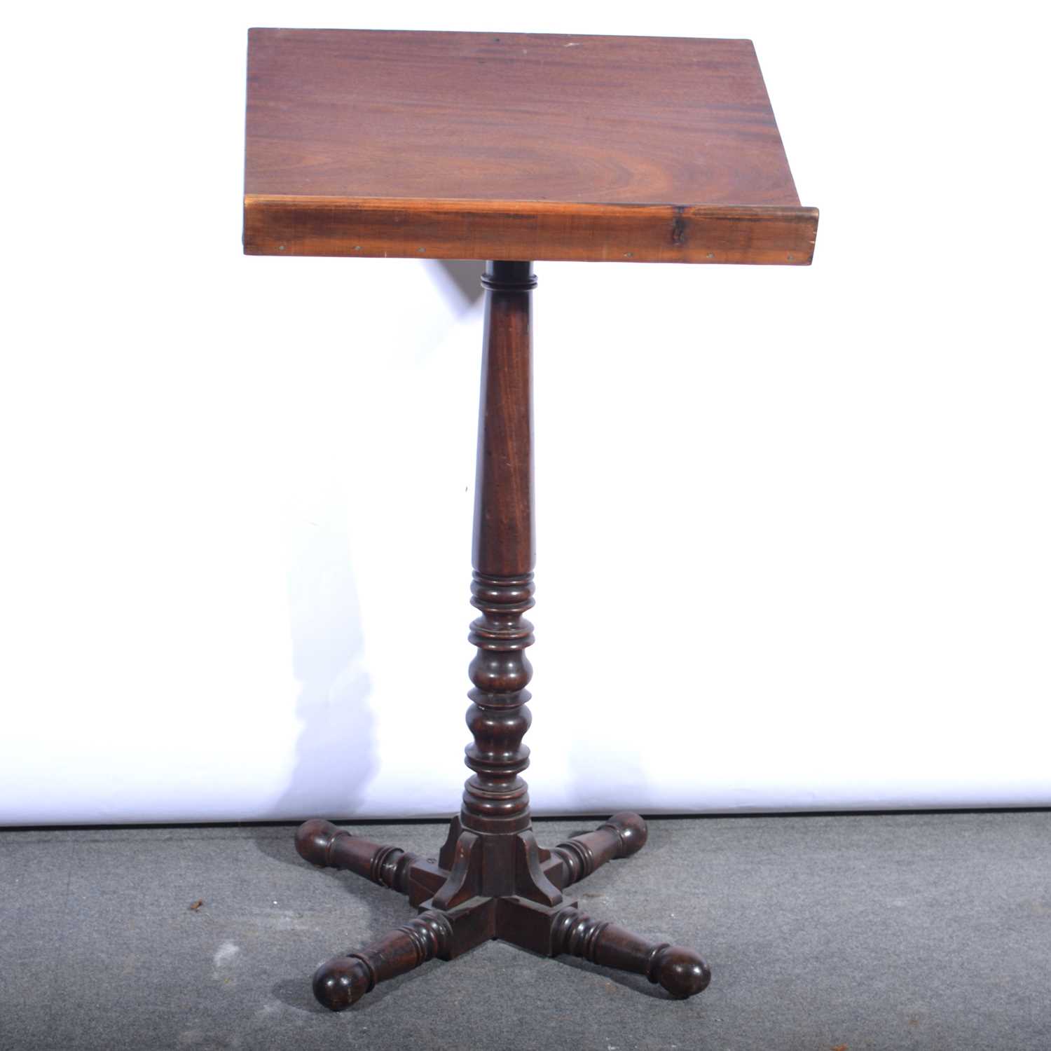Lot 530 - Victorian mahogany lectern,