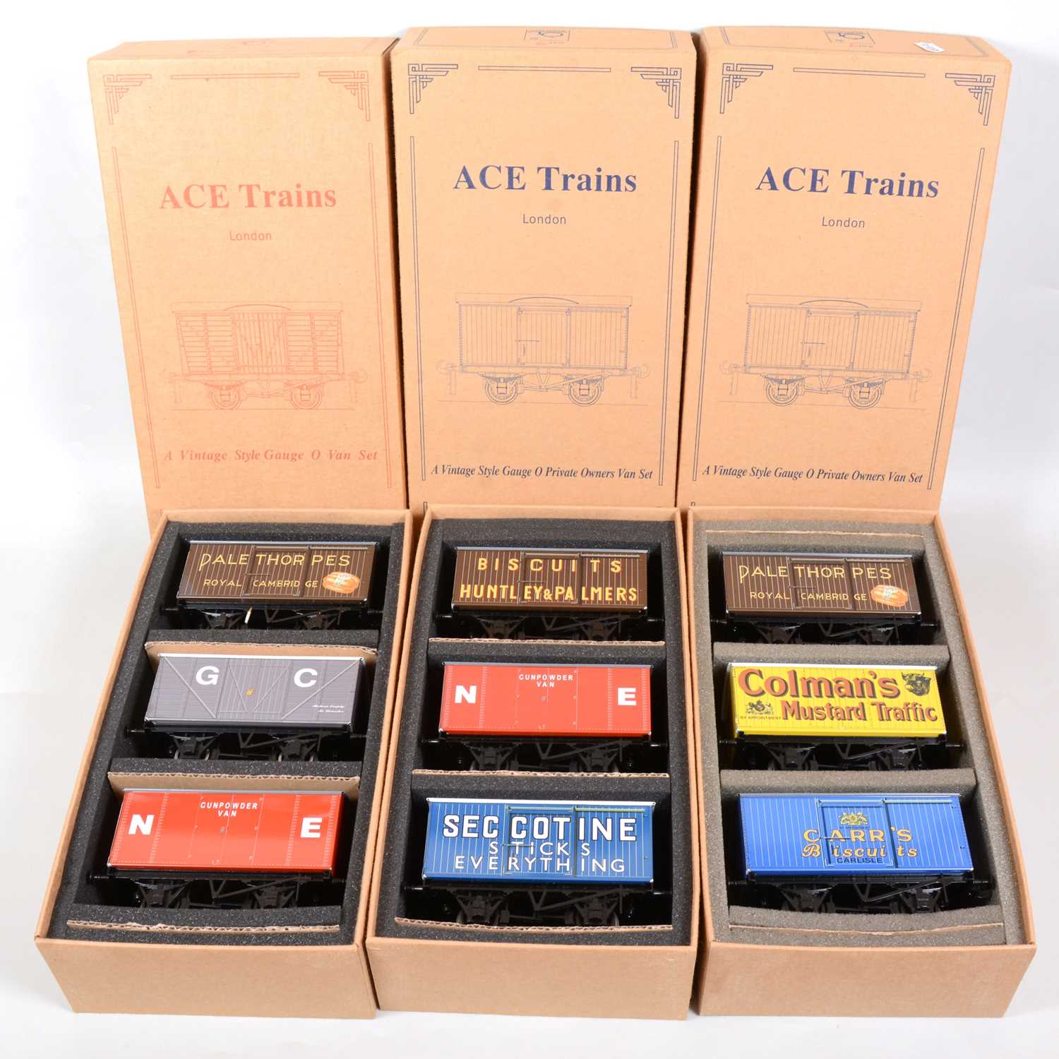Lot 140 - ACE Trains O gauge three model railway van