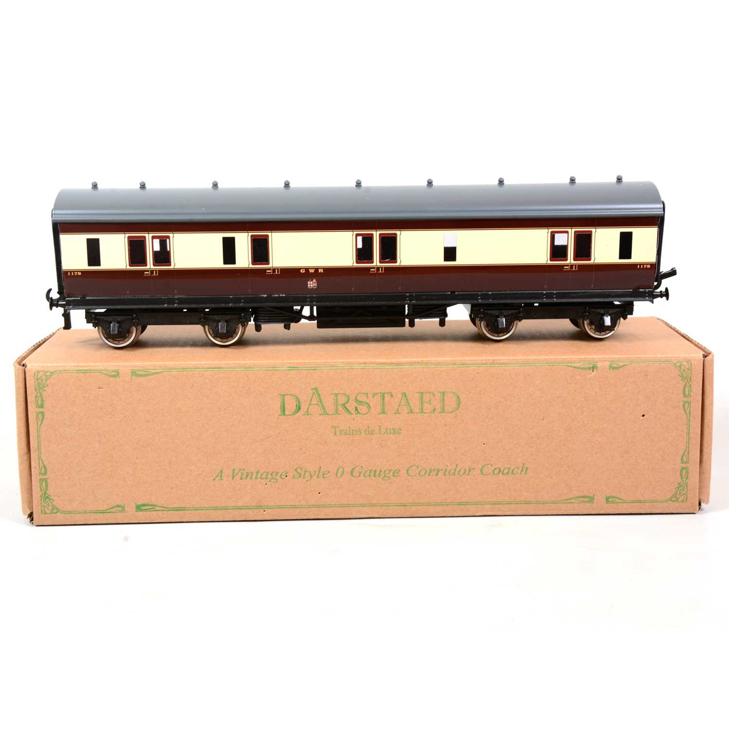 Darstaed Trains De Luxe O Gauge Model Railway Passenger Coach Gwr
