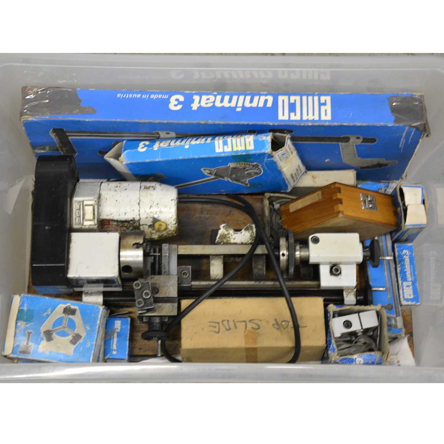 Lot 226 - Emco Unimat 3 lathe, with accessories and