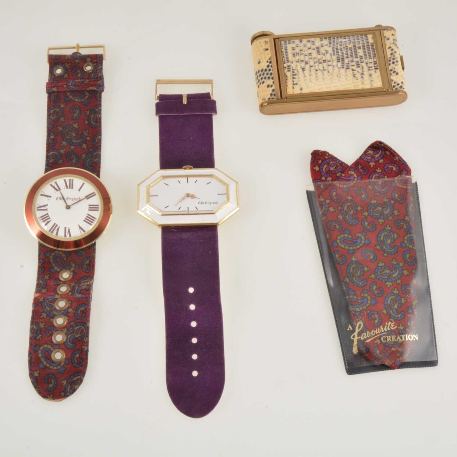 Lot 279 - Two Old England large dial watches, a