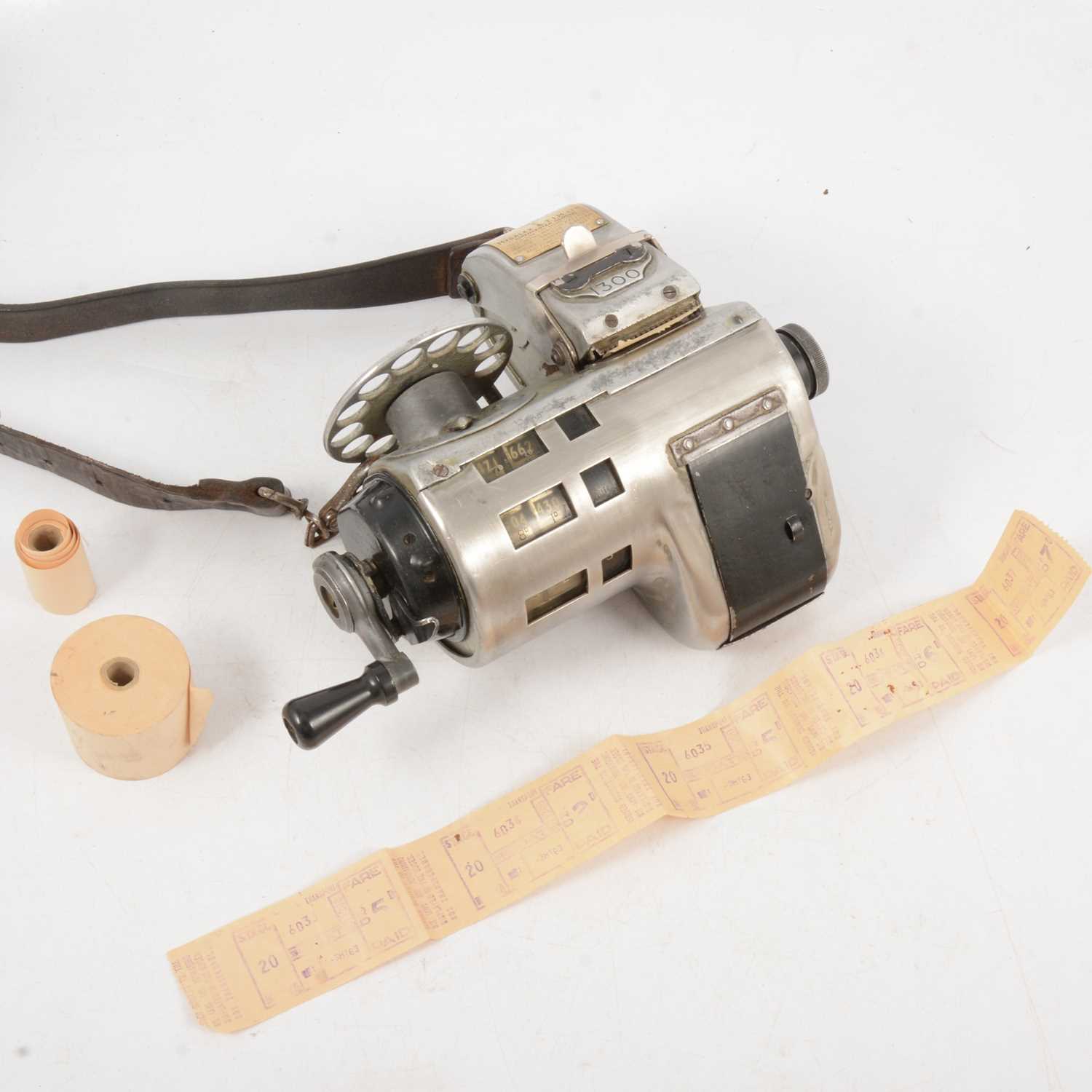 Lot 102 - Mycalex and T.I.M. bus ticket machine,