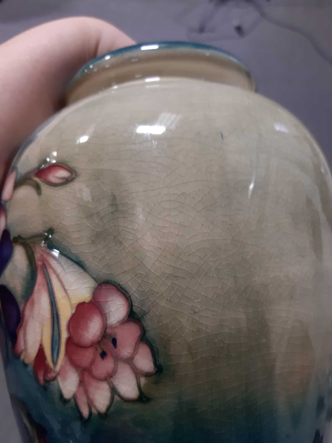 Lot 26 - Moorcroft Pottery, Spring Flower pattern vase,