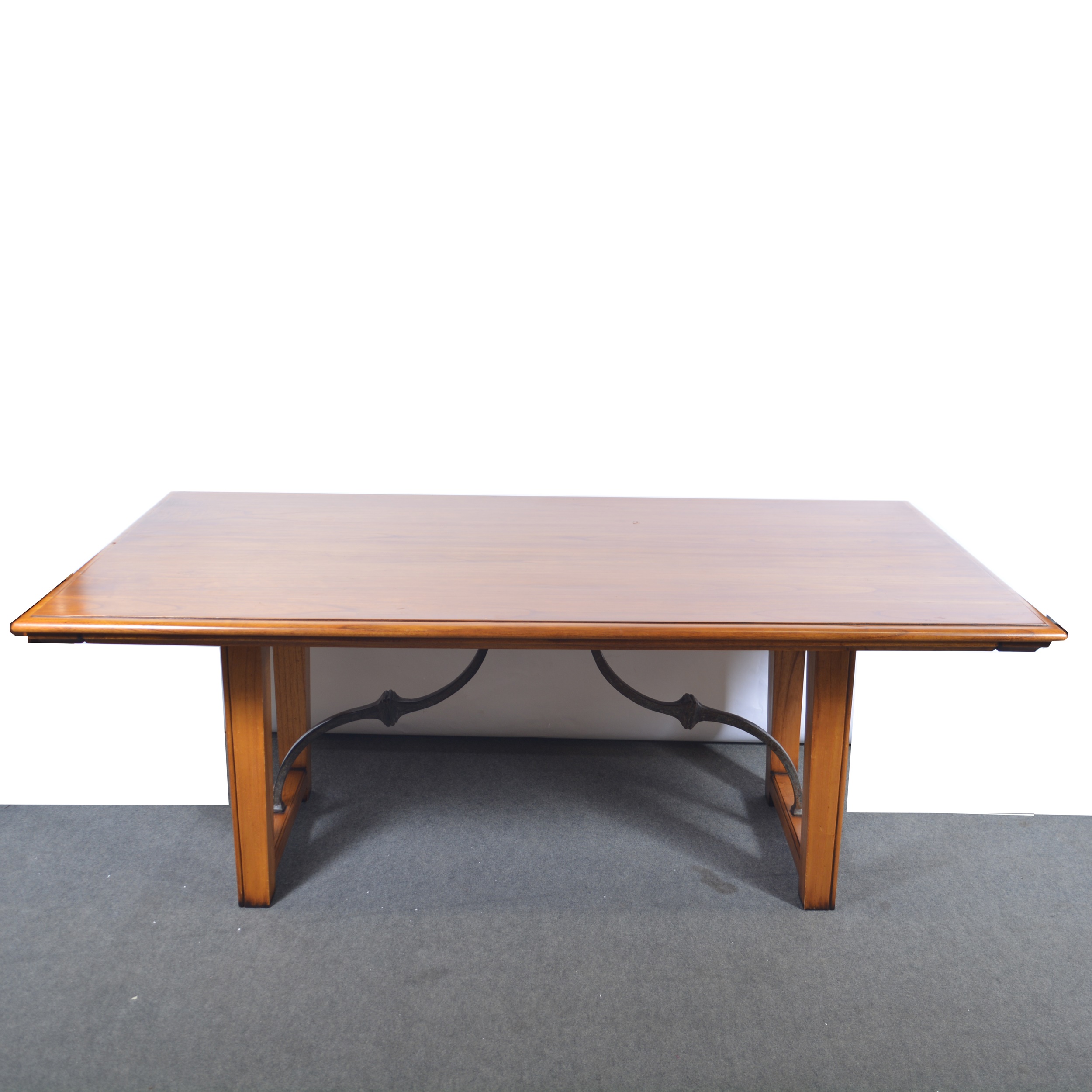Lot 359 - Contemporary melia ash dining suite, by