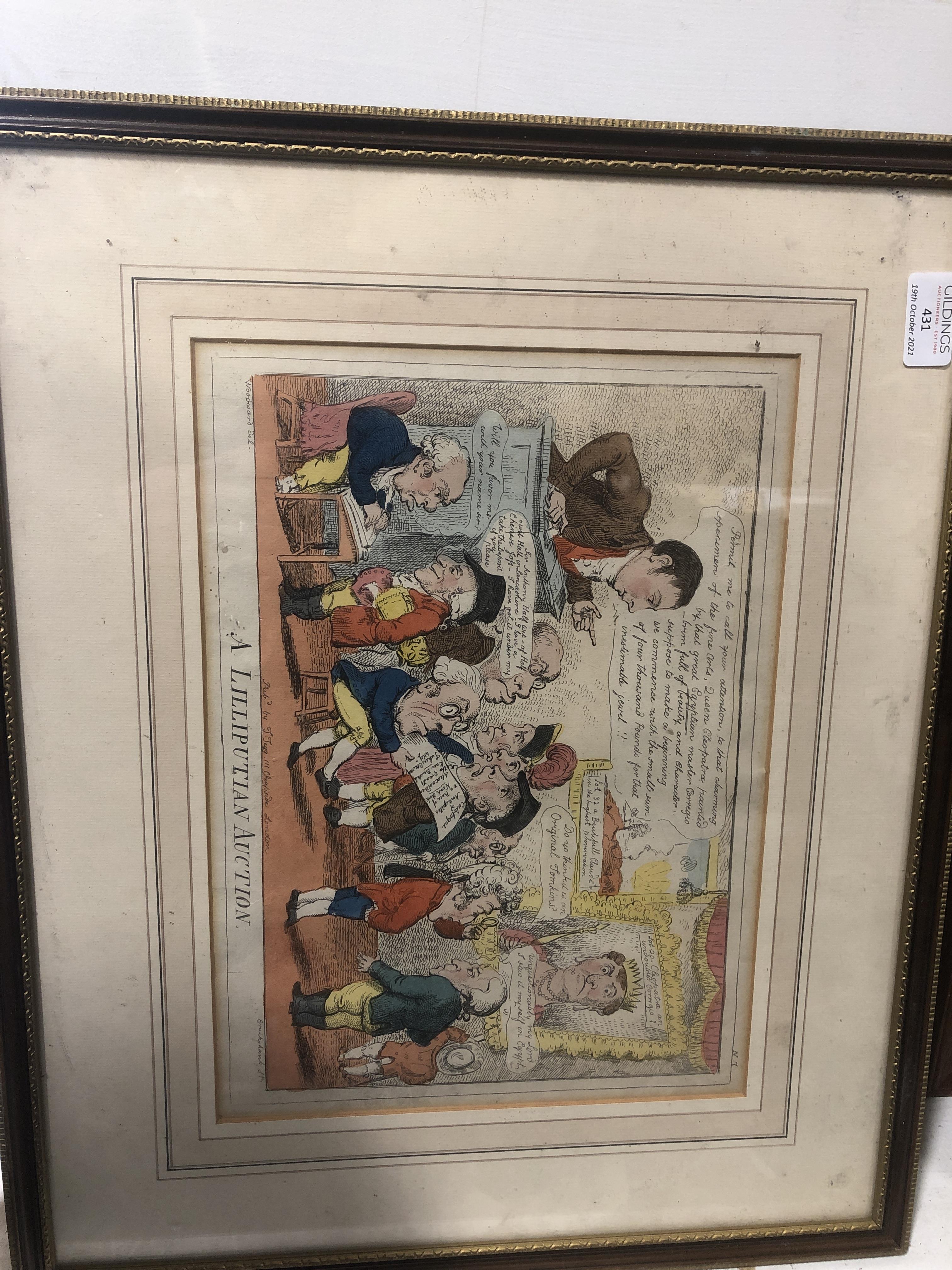 Lot 431 - Collection of Victorian cartoons, including