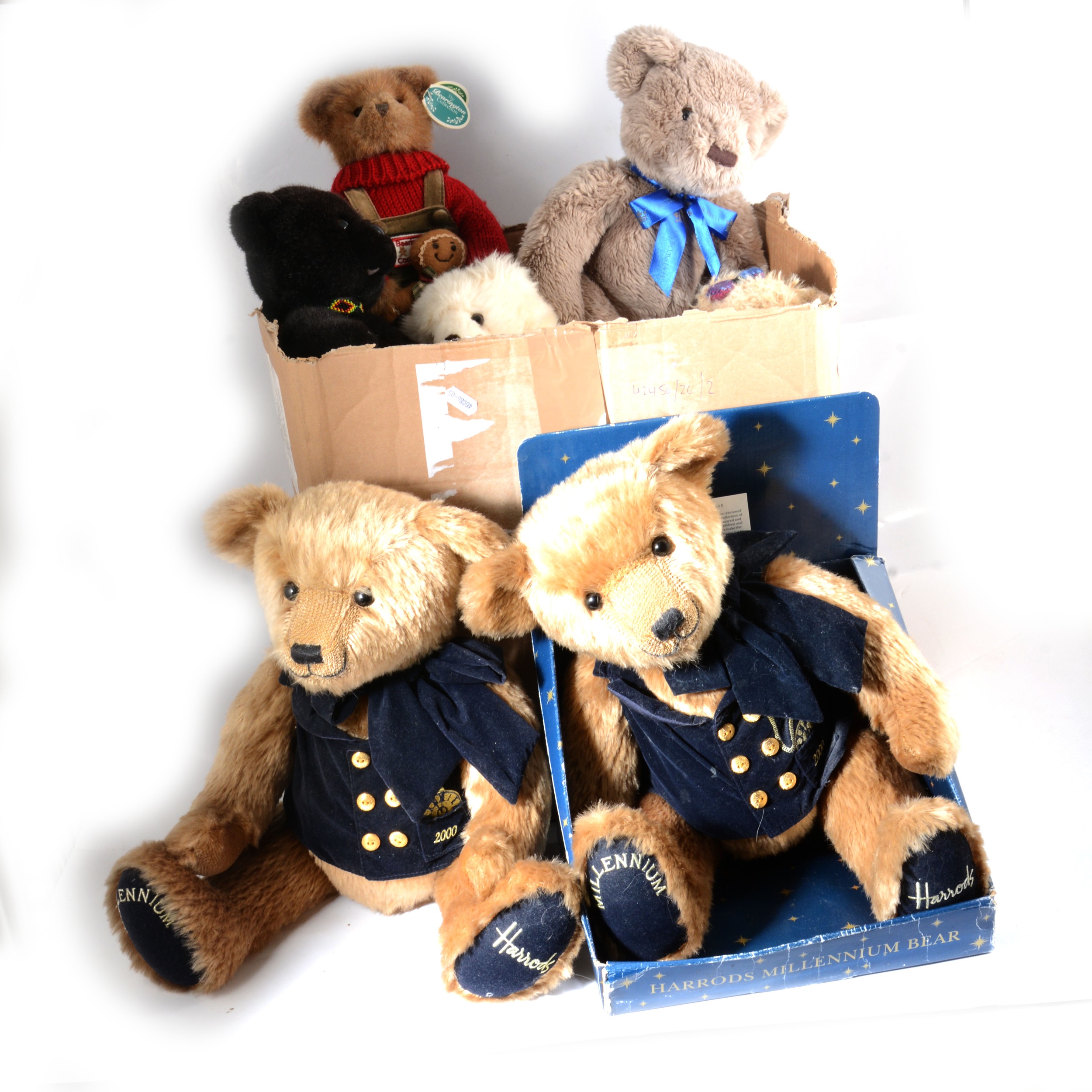 Lot 291 - A collection of Twenty modern teddy bears,