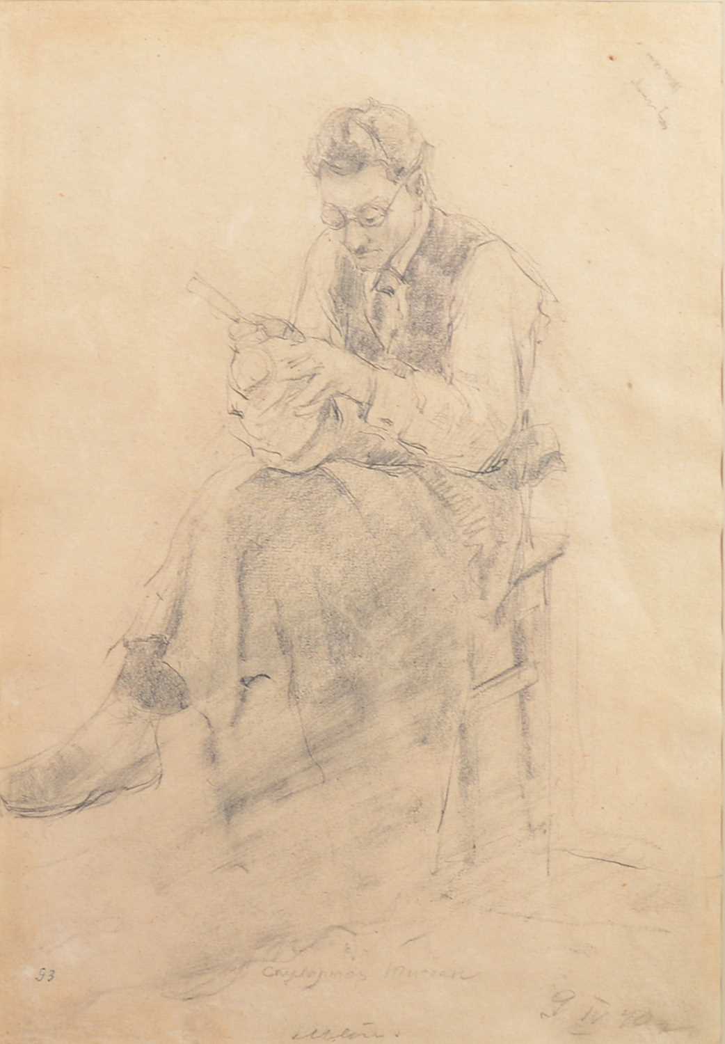Lot 306 - Mikhail Evdokimovich Tkachev, Study of a
