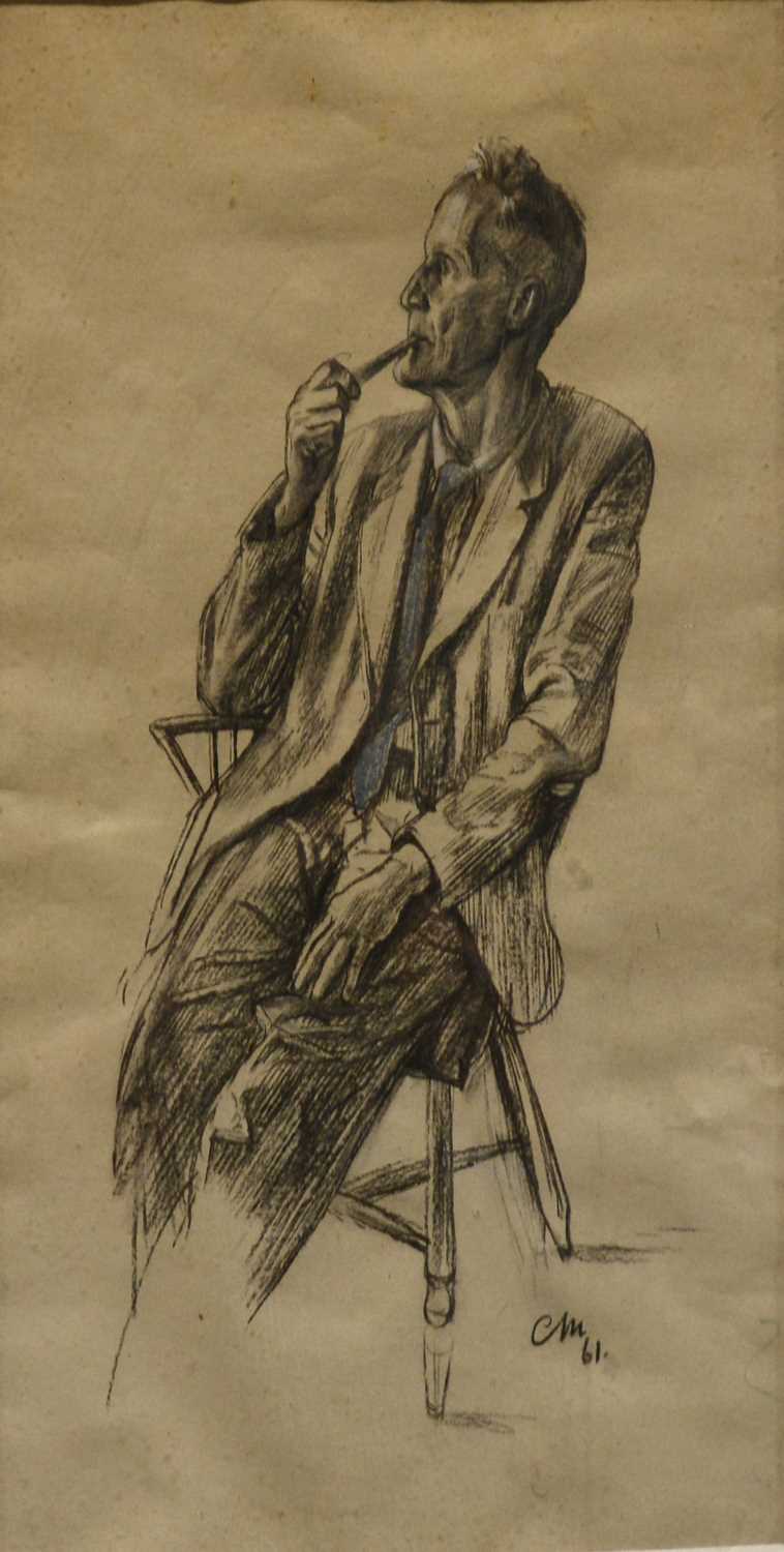 Lot 383 - Charles Mahoney, Portrait of Dennis Percival