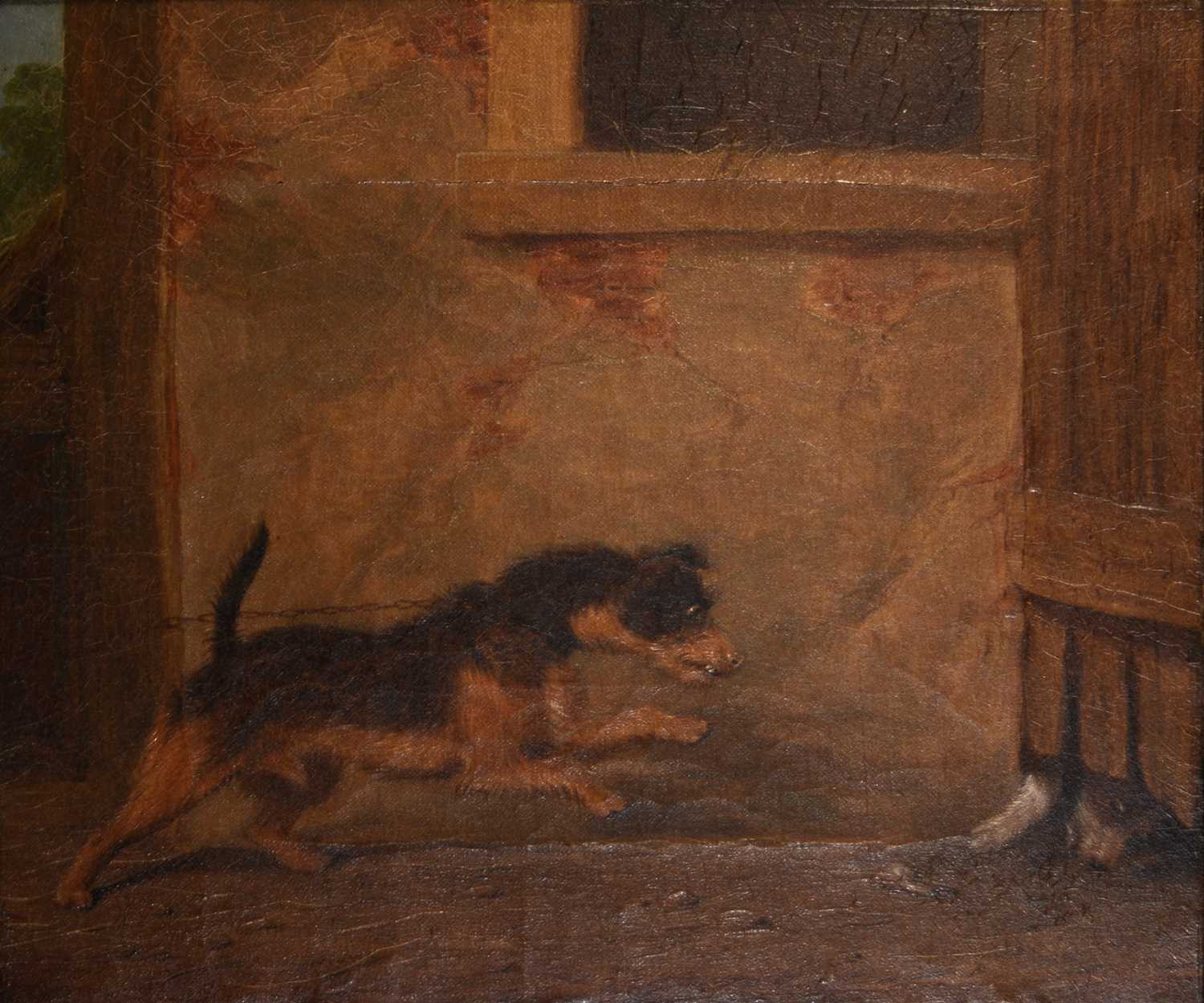 Lot 437 - Martin Theodore Ward, study of two dogs