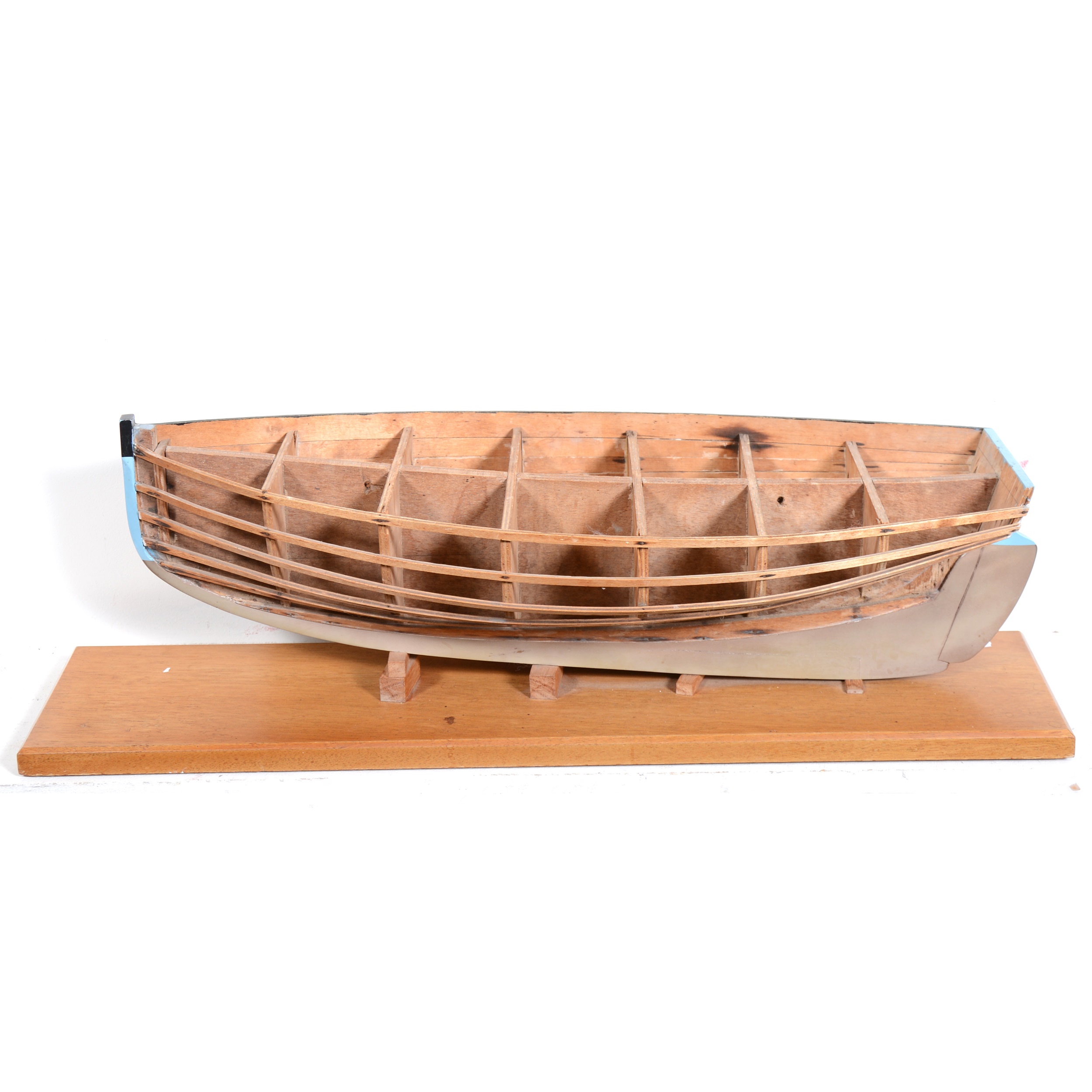 Lot 375 - Victorian painted half boat, Brixham Trawler,