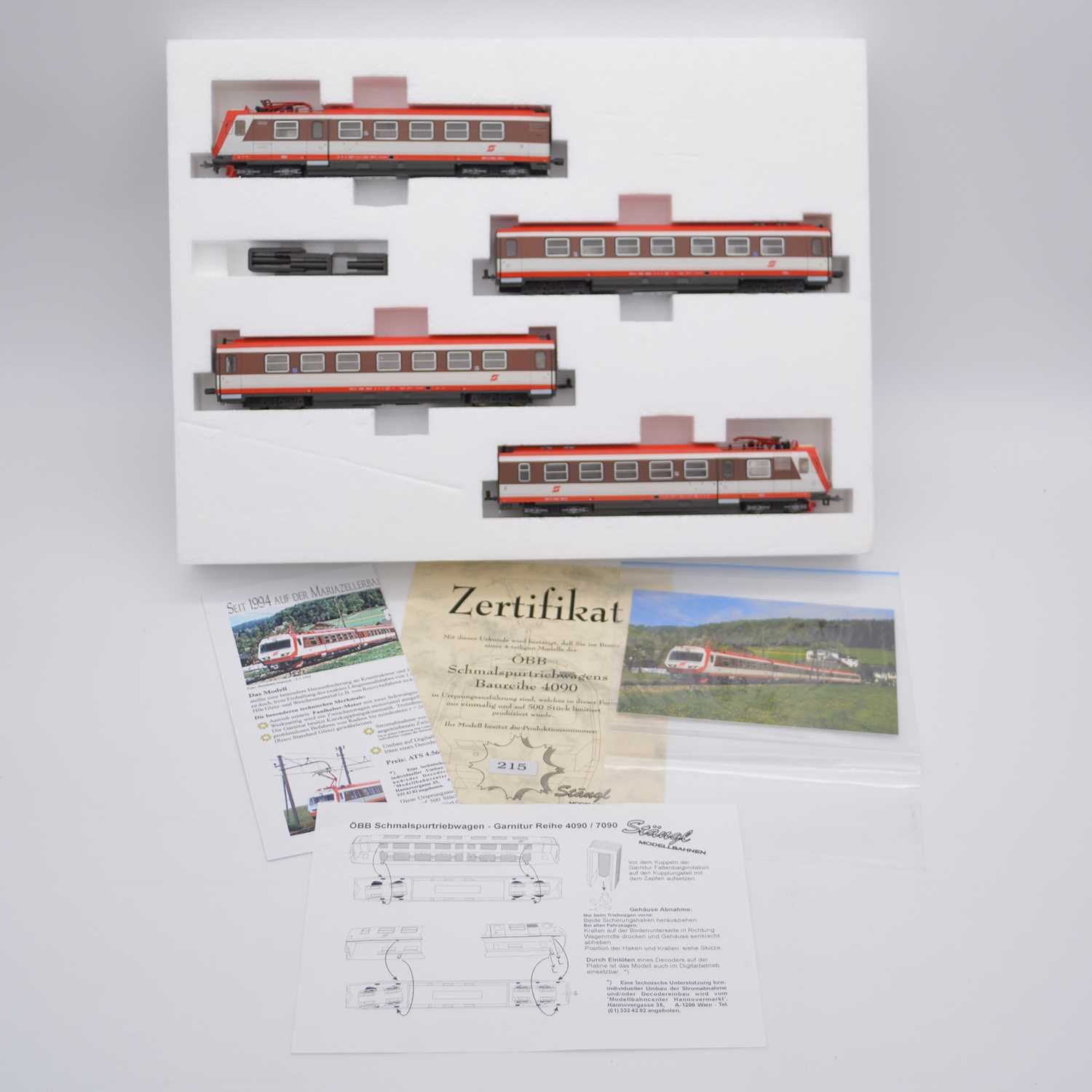 Lot 59 - Stängl Modellbahnen HOe model railway set,