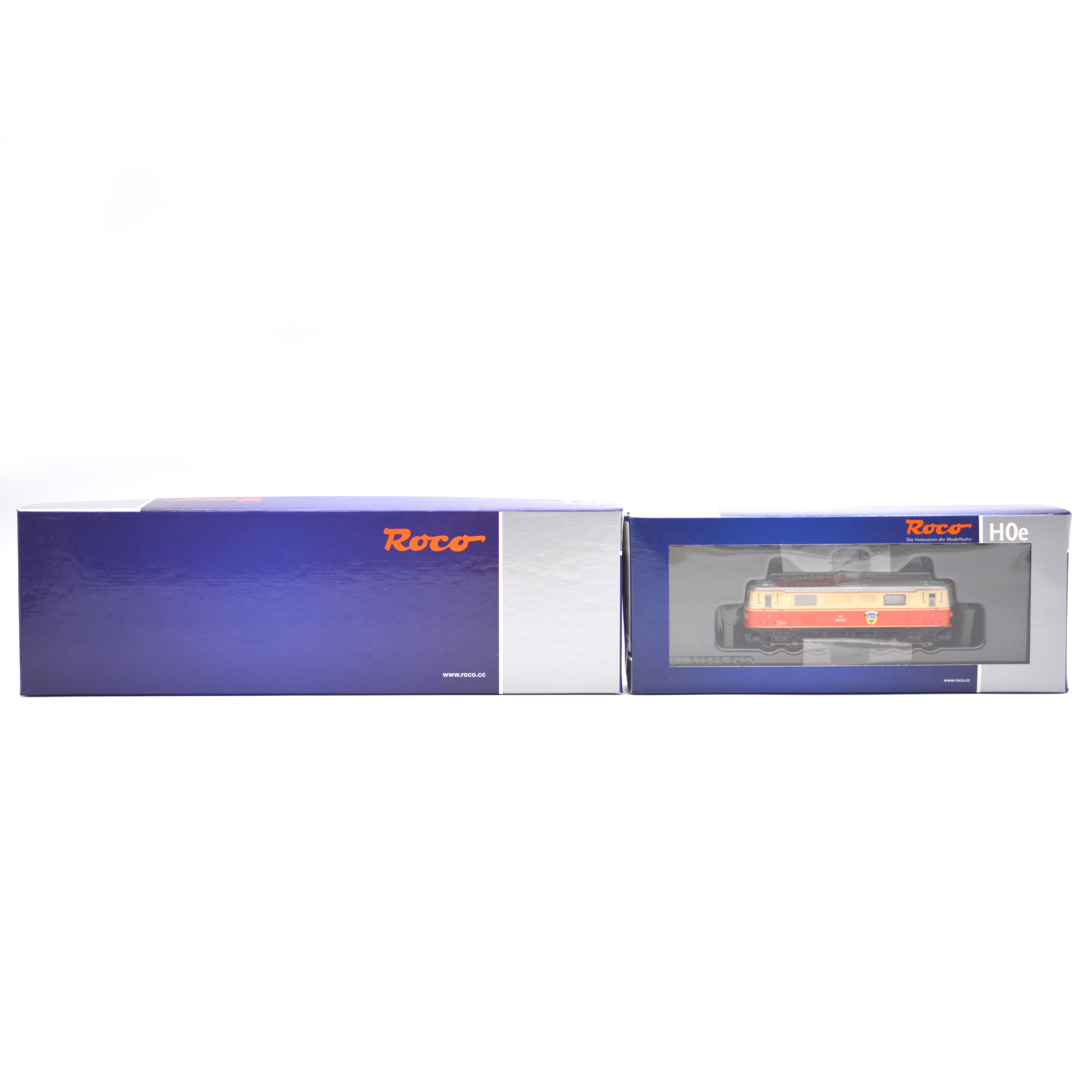 Lot 77 - Two Roco HOe model railway diesel locomotives.