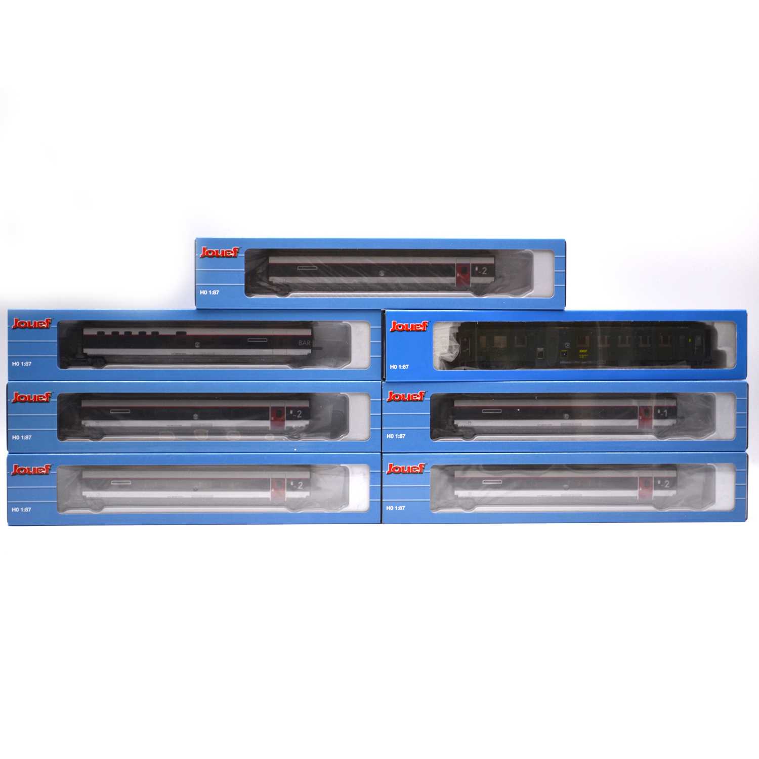 Lot 285 - Seven Jouef HO gauge model railway passenger