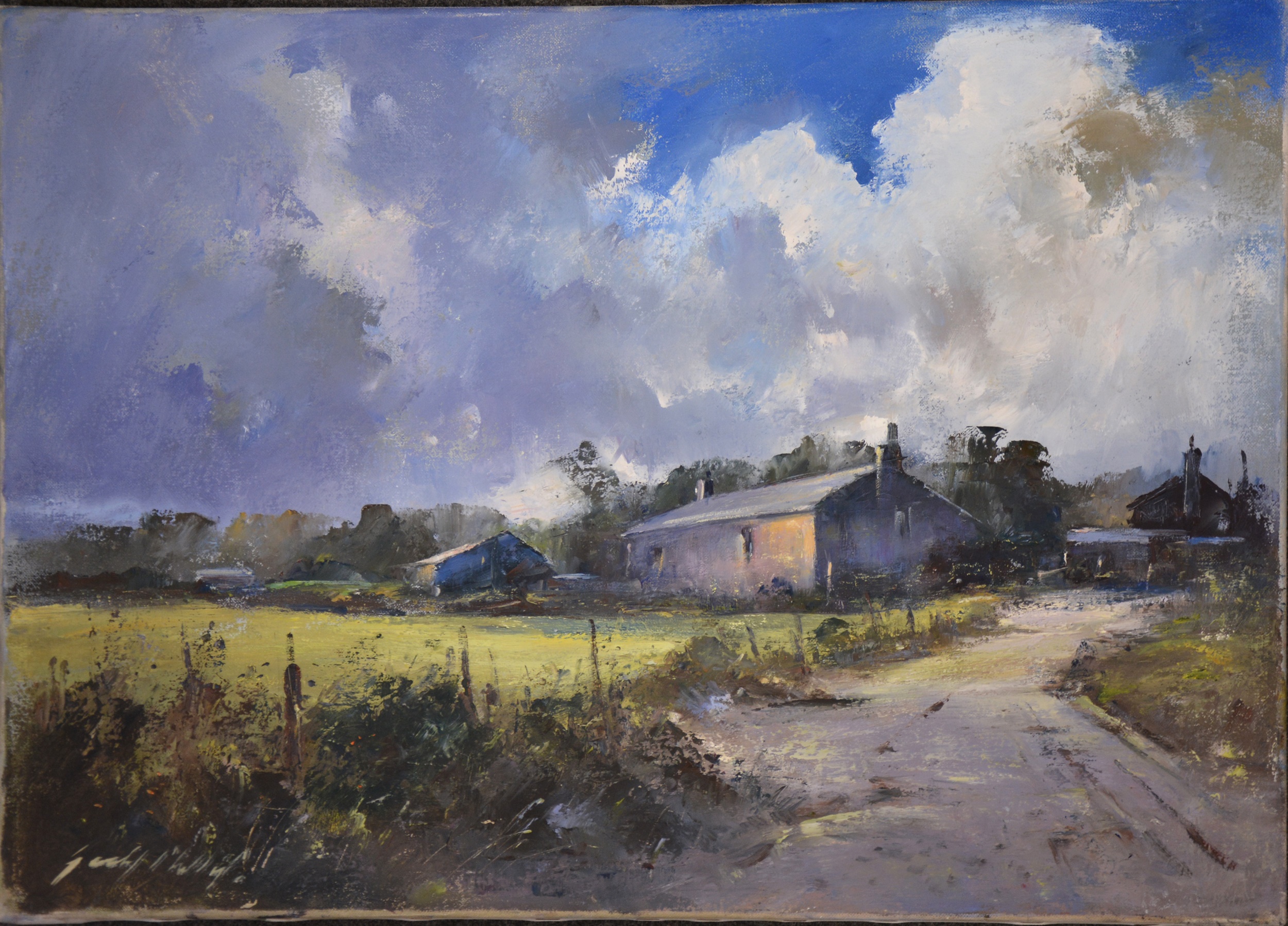 Lot 365 - Gerald Phillips, two oil paintings,