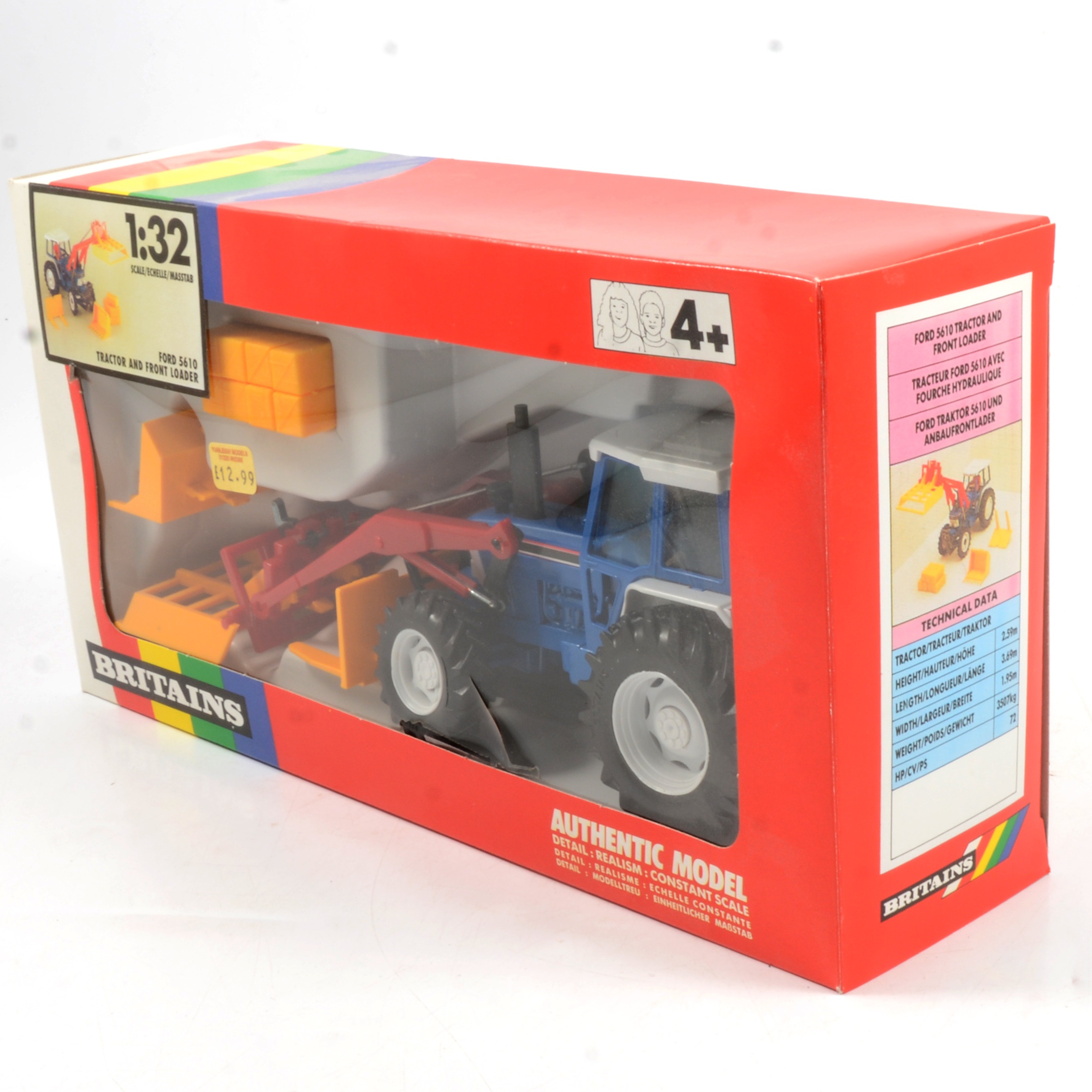Lot 237 - Britains Farm toy, ref 9617 Ford 5610