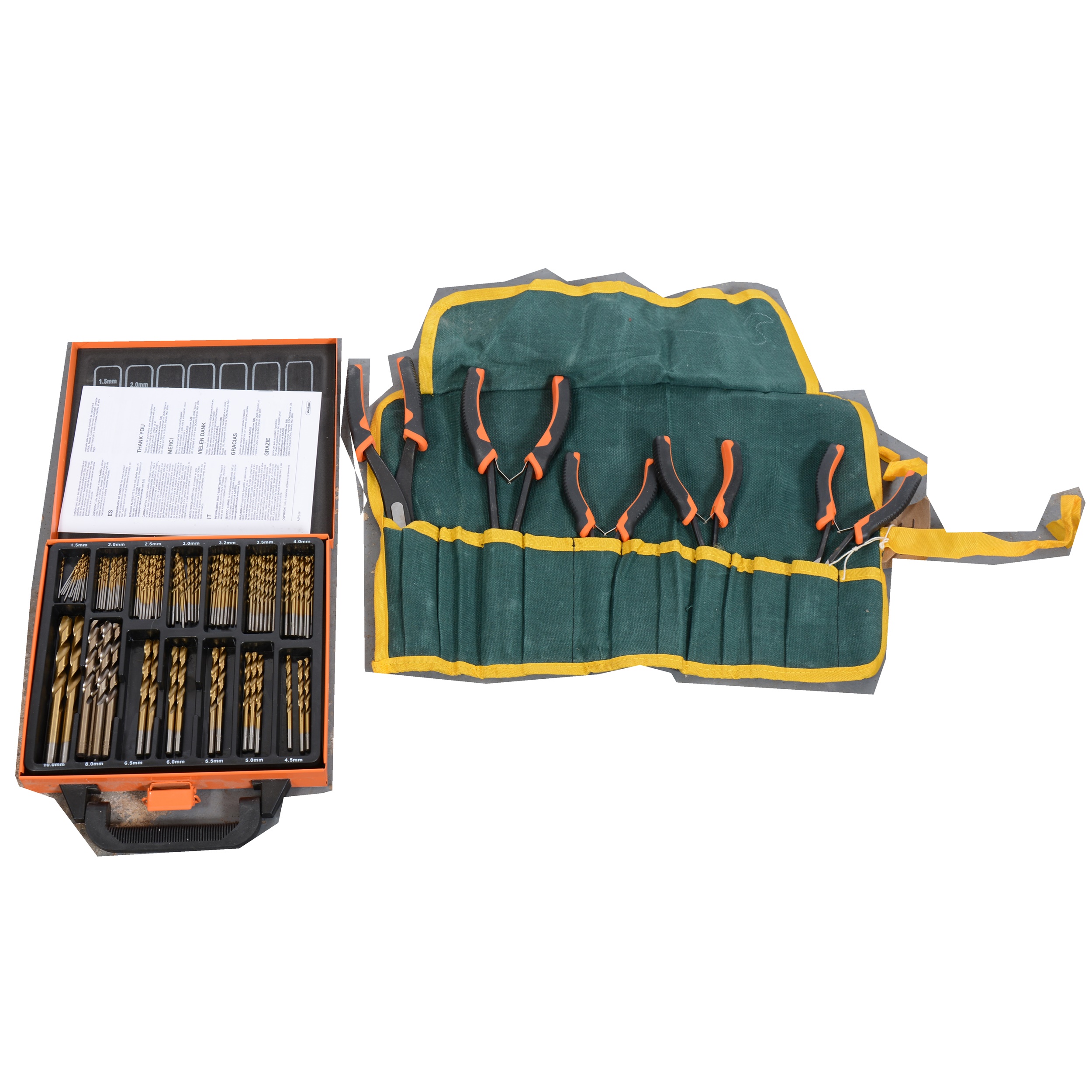 Lot 253 - A Workzone five piece clamp set, various