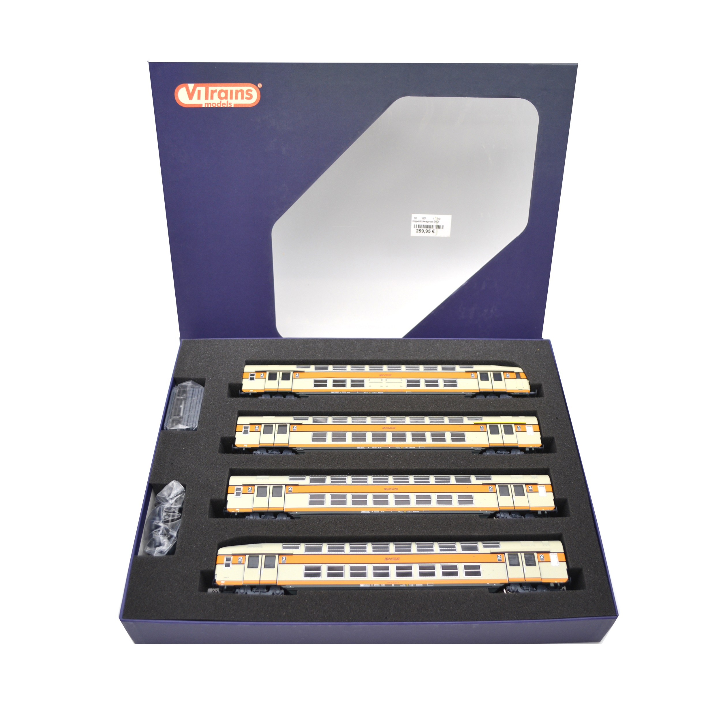 Lot 343 - Vitrains HO gauge model railway 4-car set,