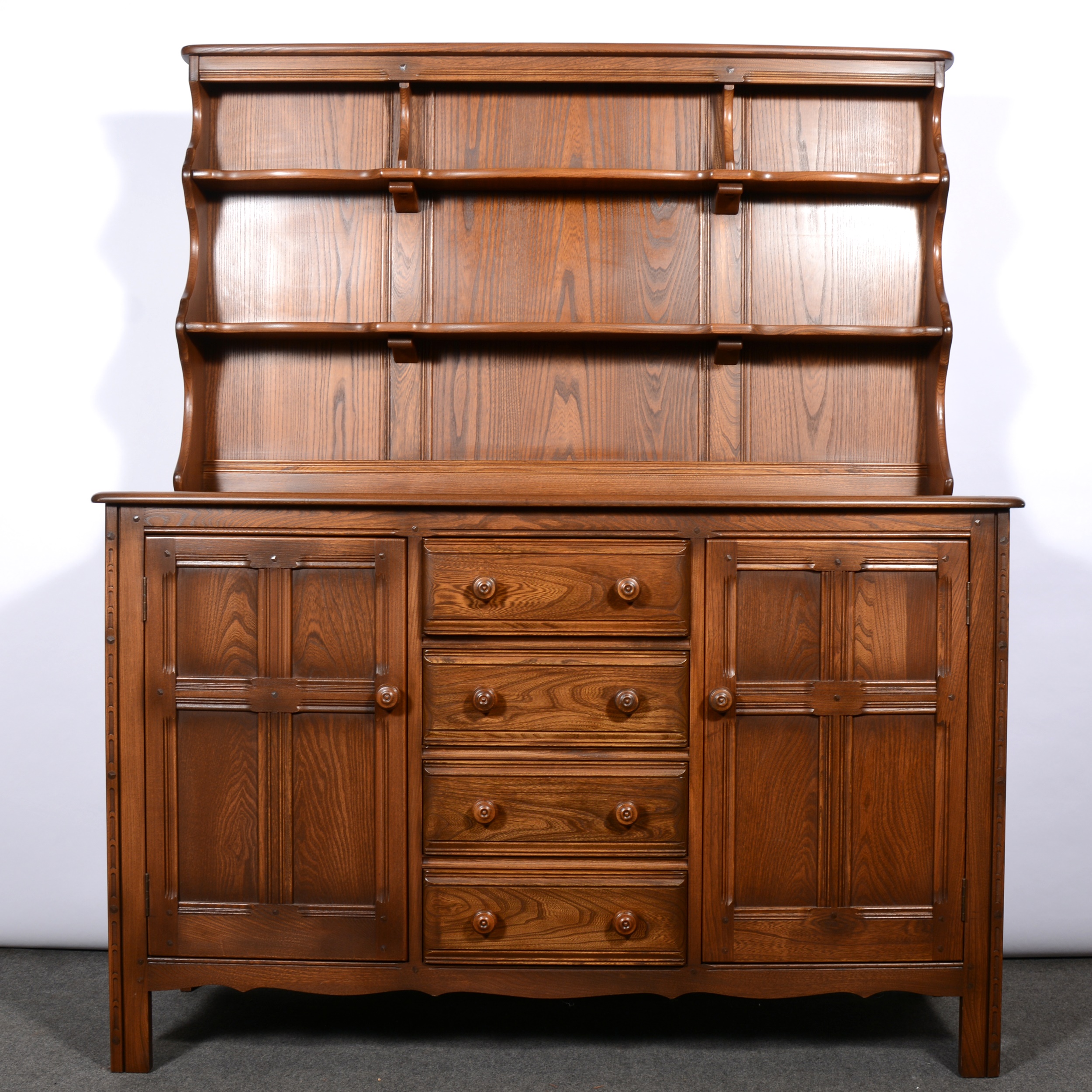 Lot 369 - Extensive Ercol 'Old Colonial' dining room