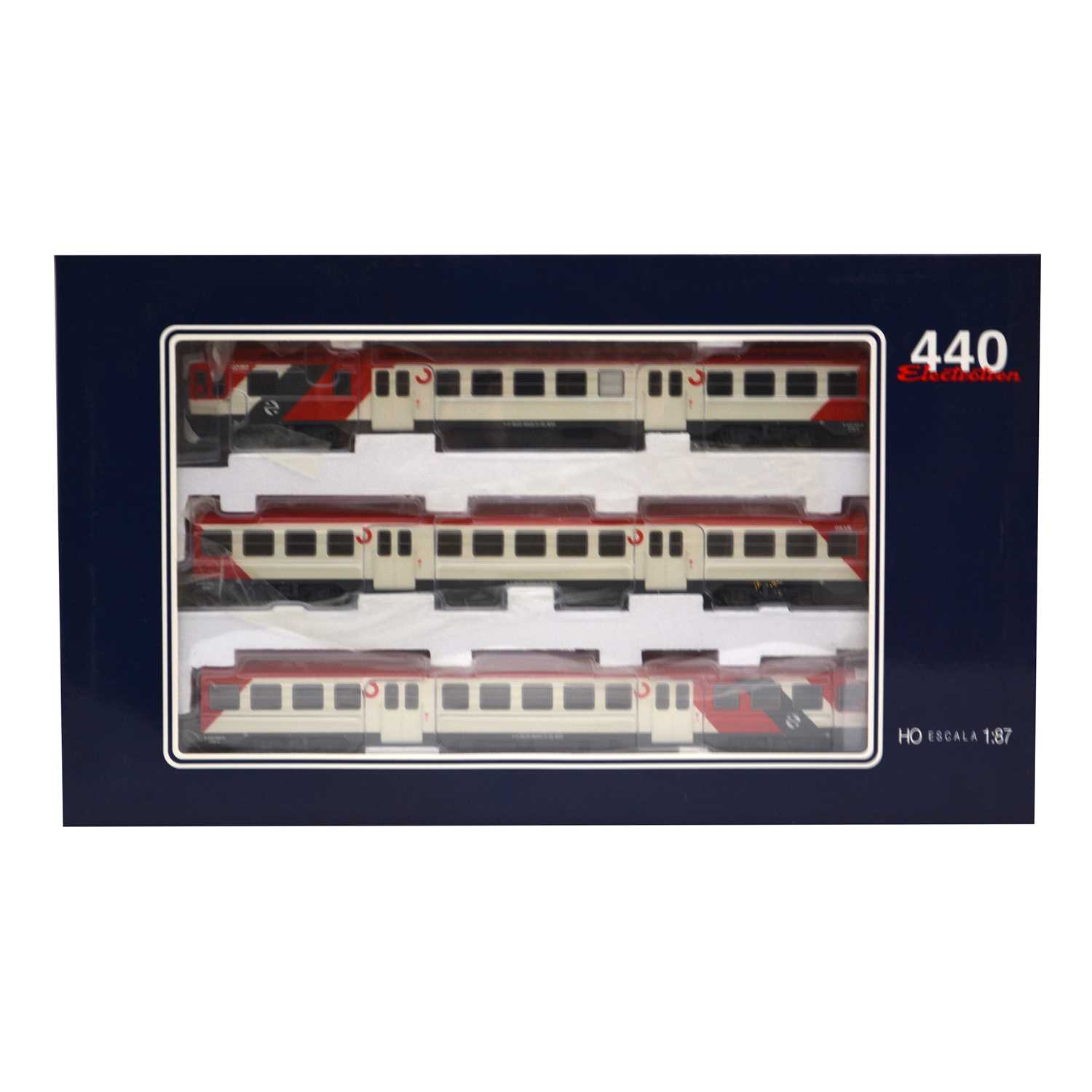 Lot 457 - Electrotren HO gauge model railway 3-car set,