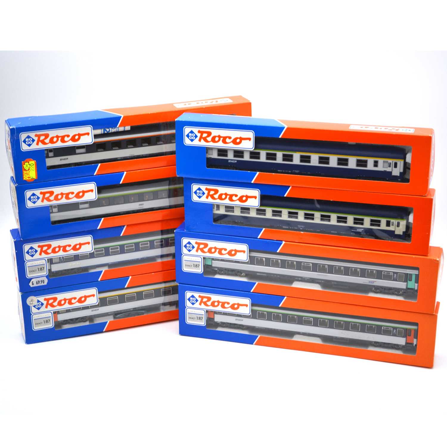 Lot 358 Eight Roco HO Gauge Model Railway Passenger lot-358-eight-roco-ho-gauge-model-railway-passenger