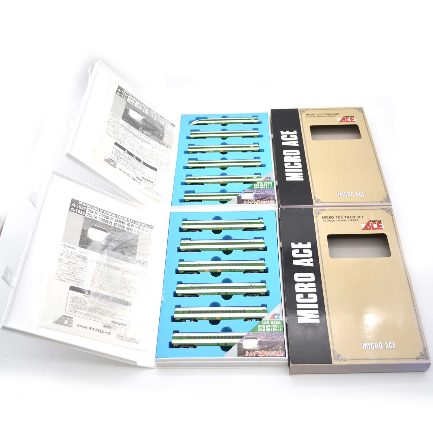 Lot 604 - Micro Ace N gauge model railway sets, ref