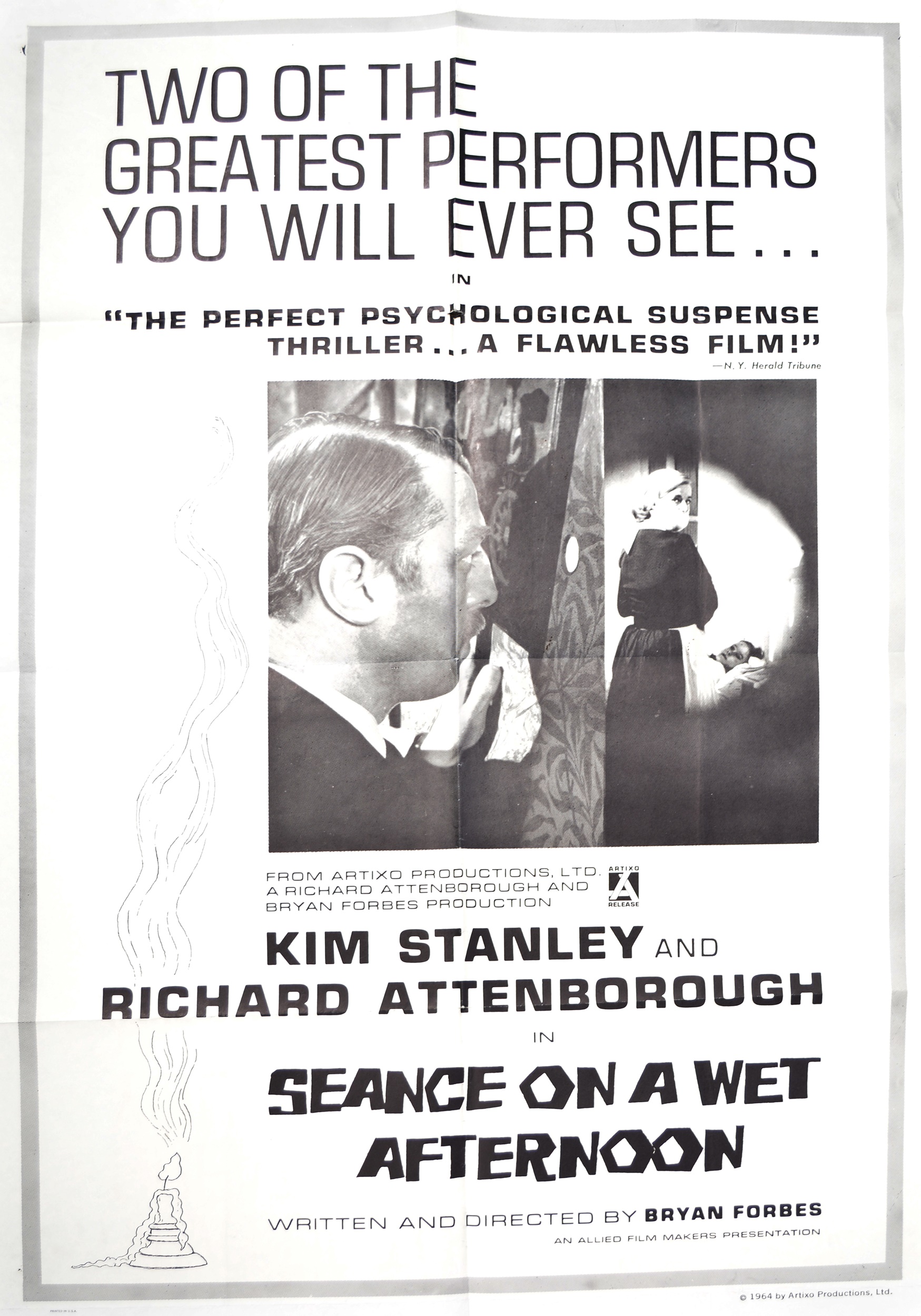 Lot 271 - Two 1-sheet posters Secret Ceremony (1968)