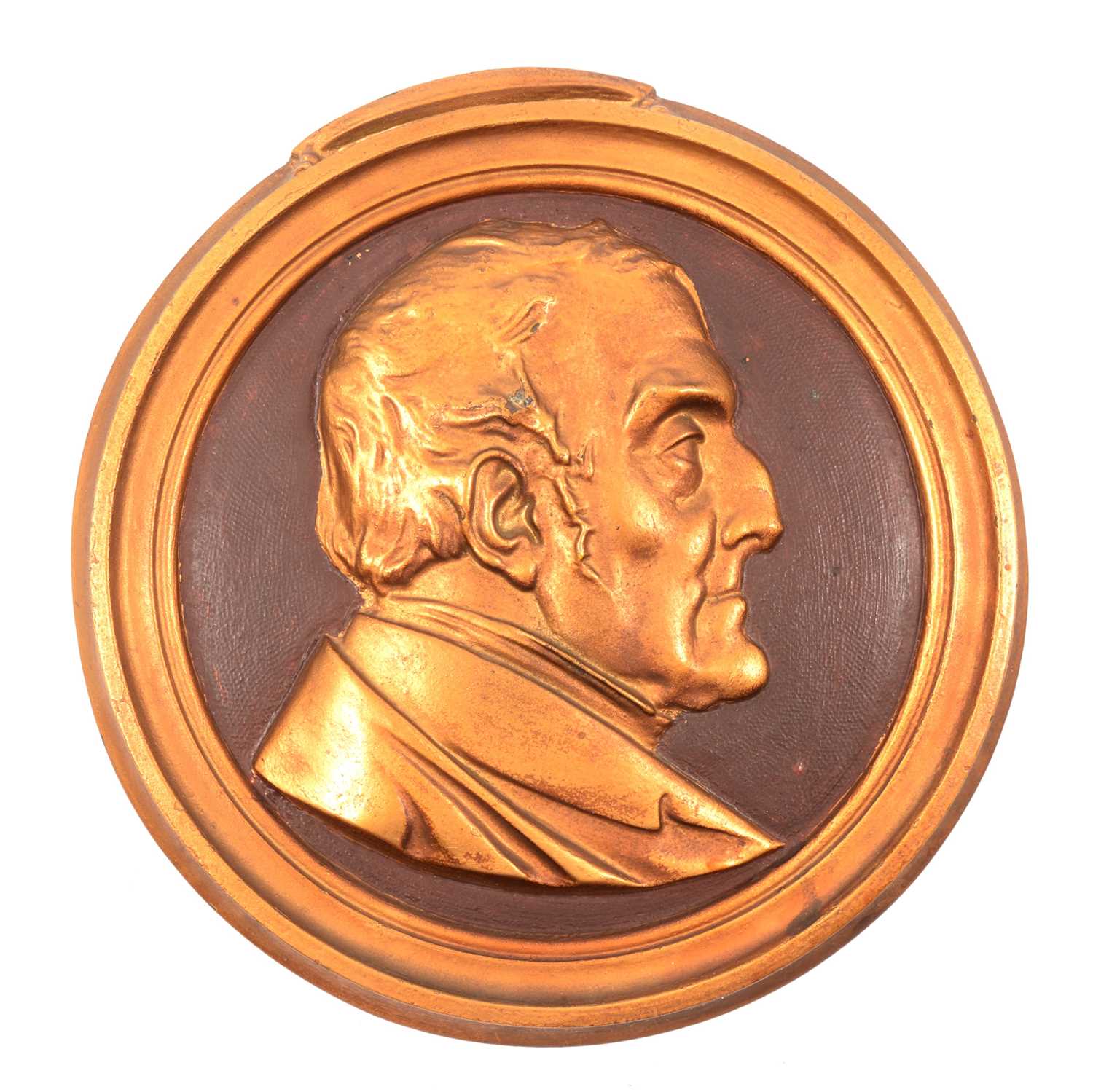 Lot 151 - Cast iron memorial plaque, Duke of