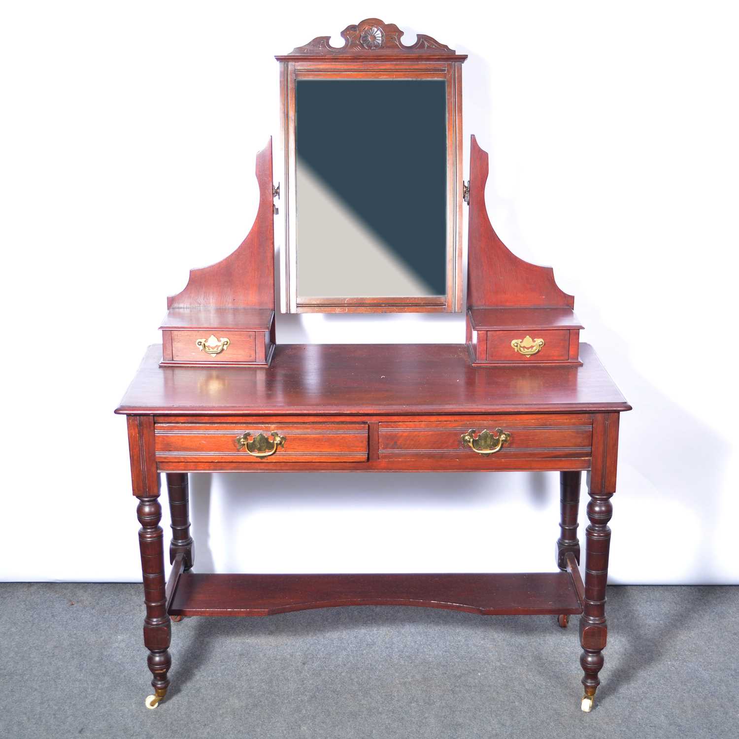 Edwardian walnut dressing table | Barnebys