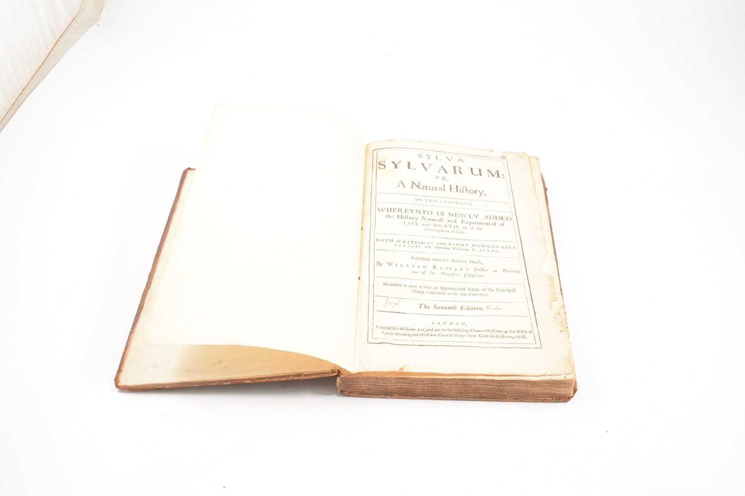 Lot 14 - Francis Bacon,Sylva Sylvarum