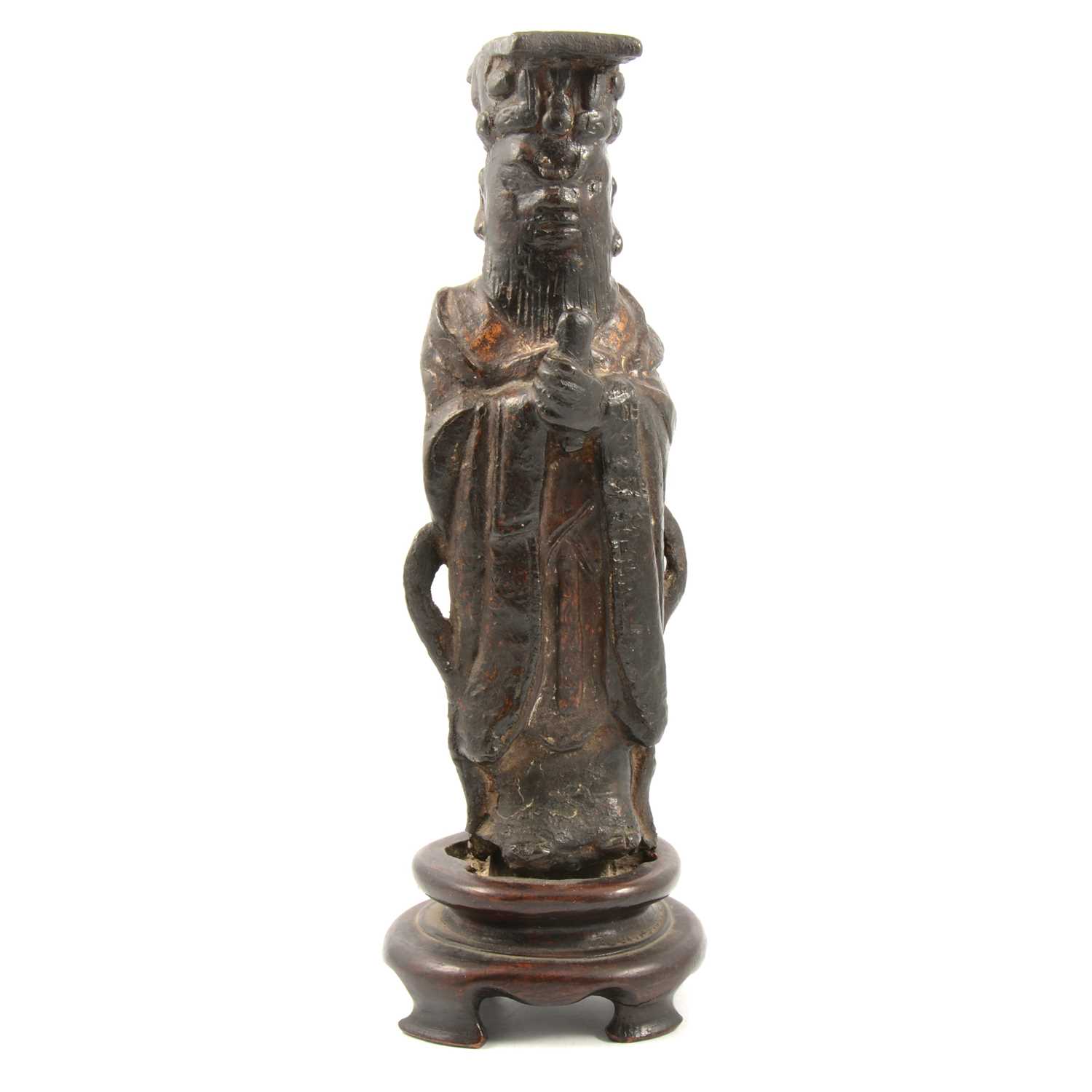 Lot 118 - A Chinese bronze figure of an Immortal,