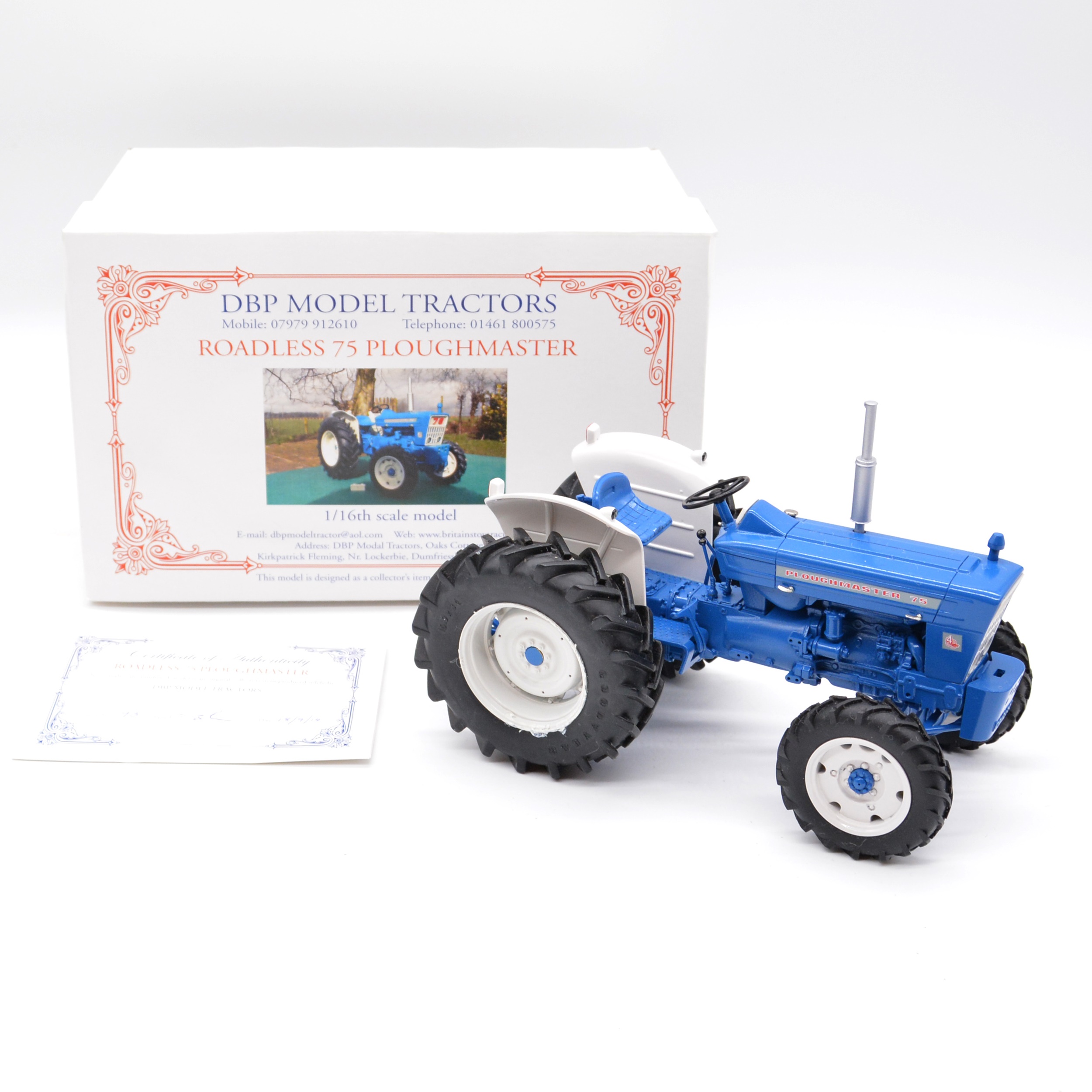 Lot 347 - DBP Model Tractors, Roadless 75 Ploughmaster,